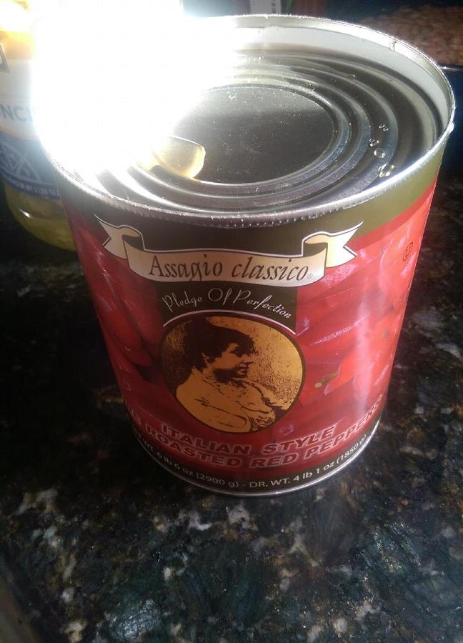 #10 Can Roasted Red Bell Peppers - 6/Case