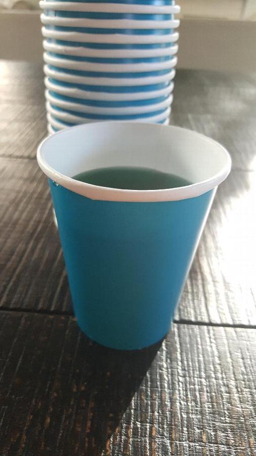 Creative Converting 563131B 9 oz. Turquoise Blue Poly Paper Hot / Cold ...