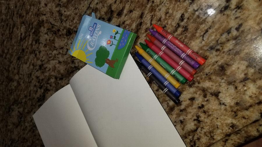 Choice 8 Assorted Colors Bulk School Crayons Pack in Print Box - 50/Case