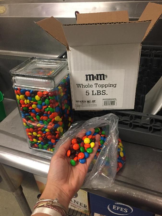 M&M's® Whole Topping - 25 lb.