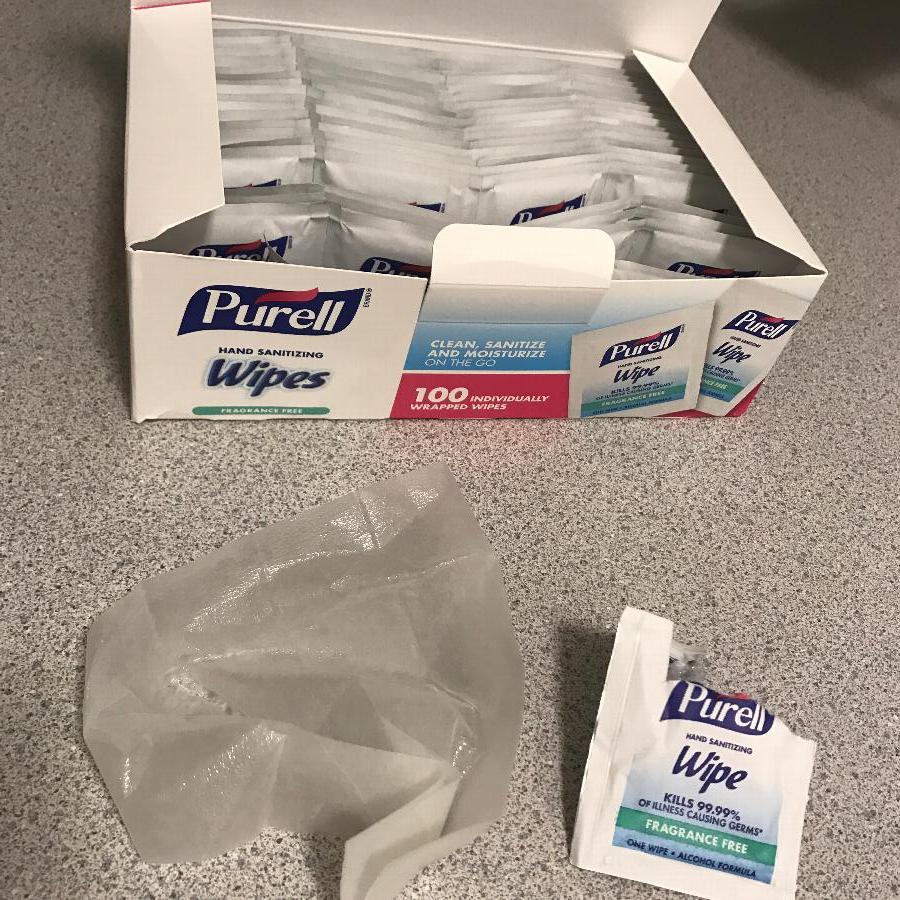 Purell® 9022-10 Hand Sanitizing Wipes 100 Count Box