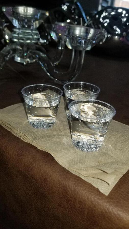 Choice 1 oz. Clear Plastic Shot Glass - 50/Pack