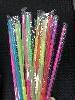 Choice 8 3/4" Jumbo Neon Wrapped Crazy Straw - 2000/Case