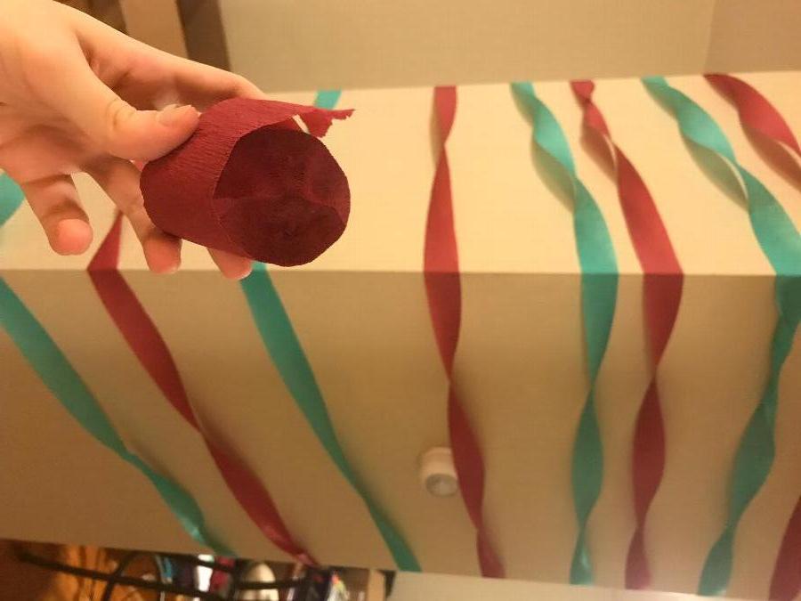 Creative Converting 078192 81' Burgundy Streamer Paper