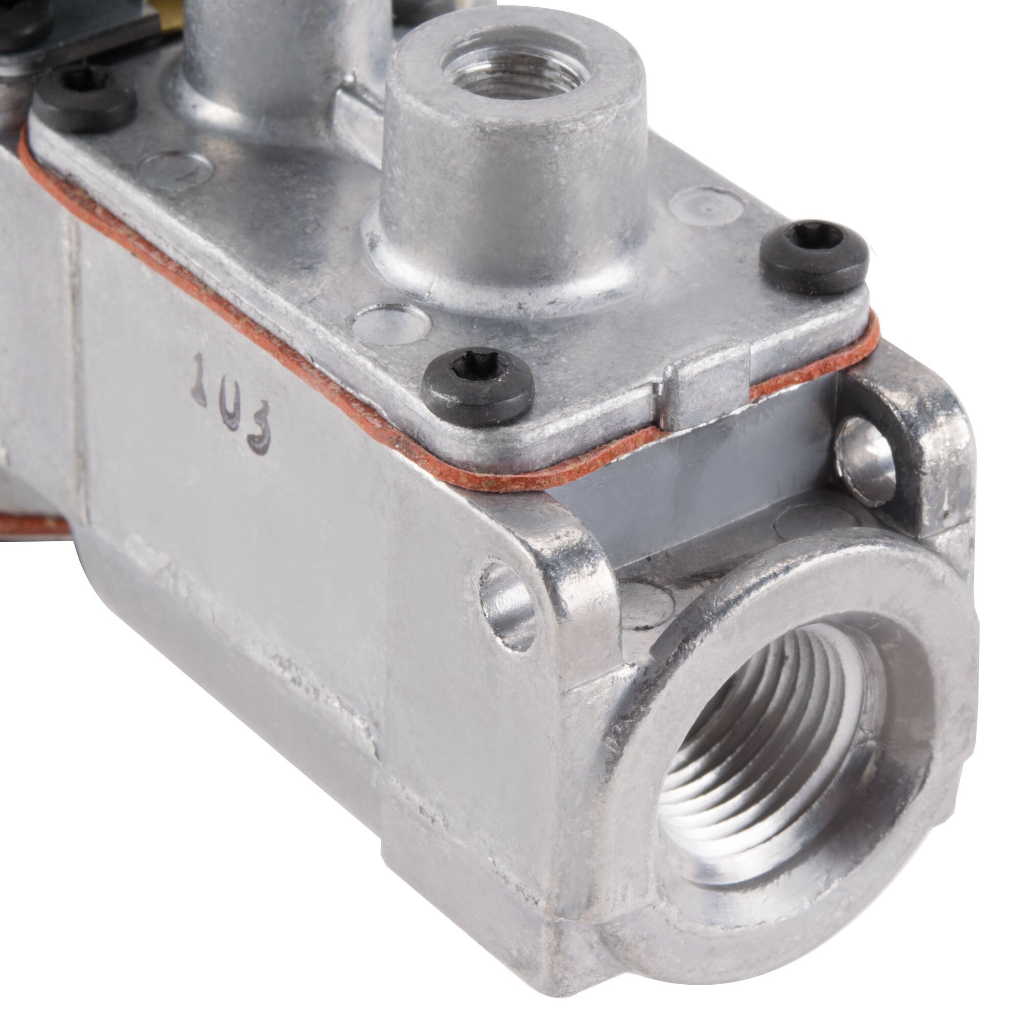 Manifold Gas Valve; Natural Gas / Liquid Propane; 3/8" Gas In / Out; 1/ ...