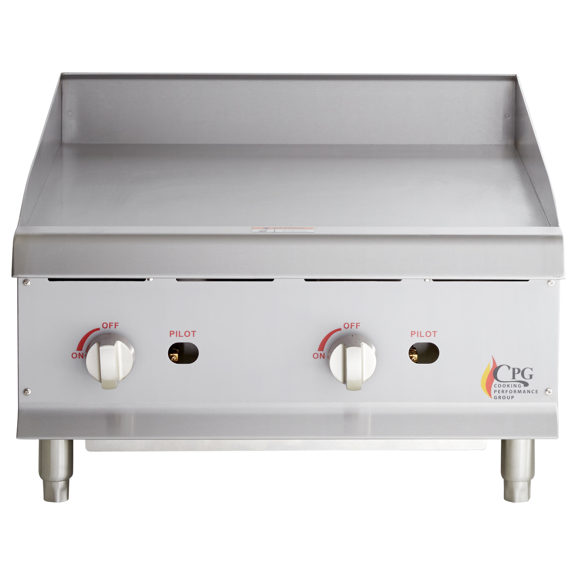 Cooking Performance Group G24 24" Gas Countertop Griddle with Manual ...