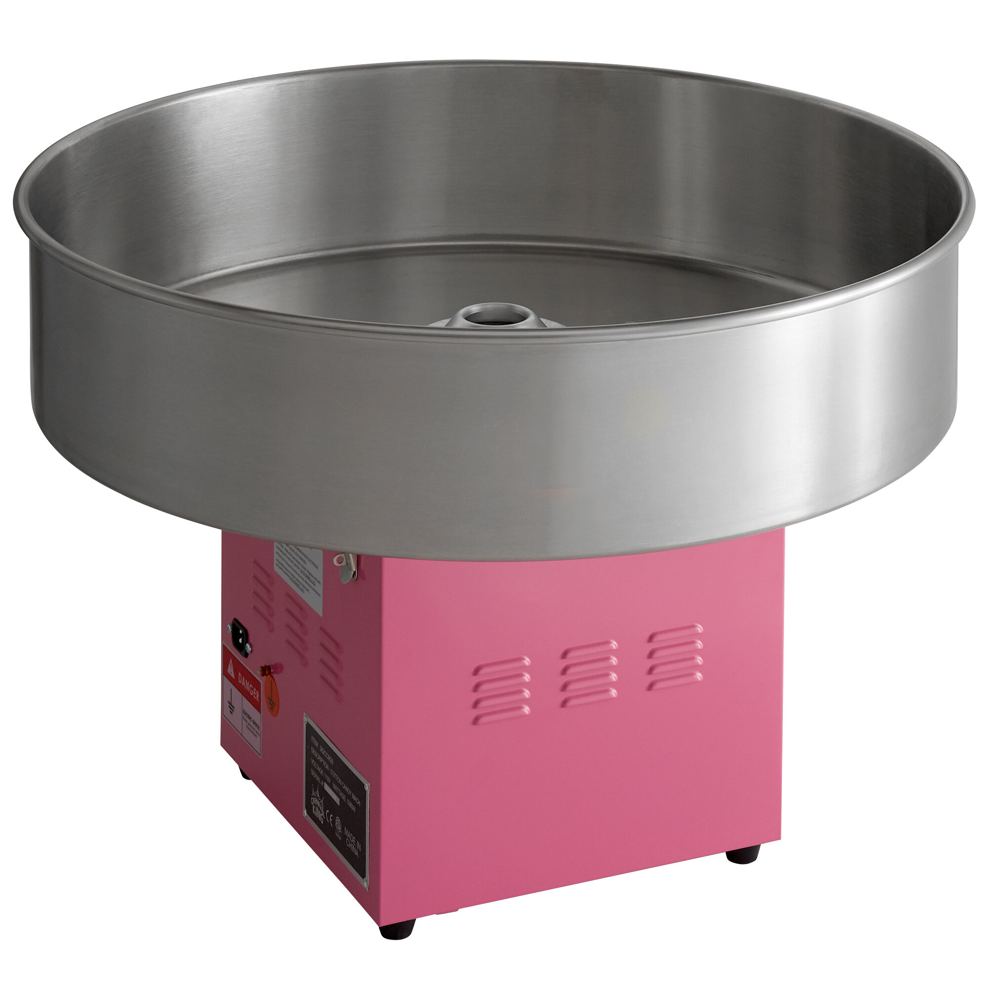 Carnival King CCM28 Cotton Candy Machine w/ 28" Stainless Steel Bowl