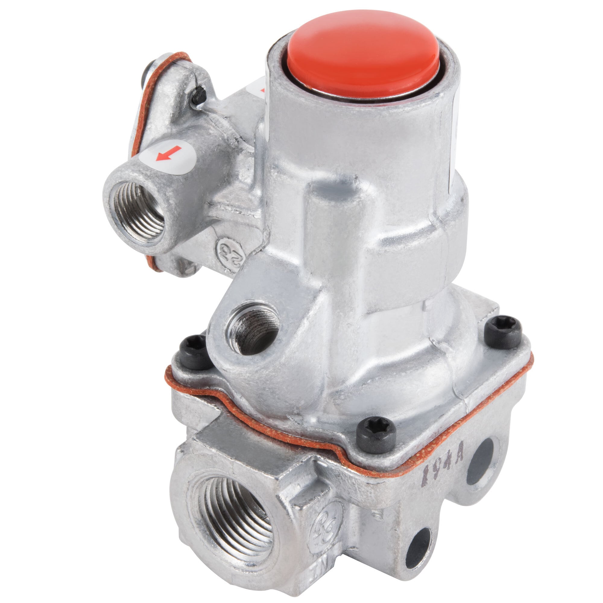 Natural Gas / Liquid Propane Gas Safety Valve - 3/8" Gas In / Out, 3/16 ...