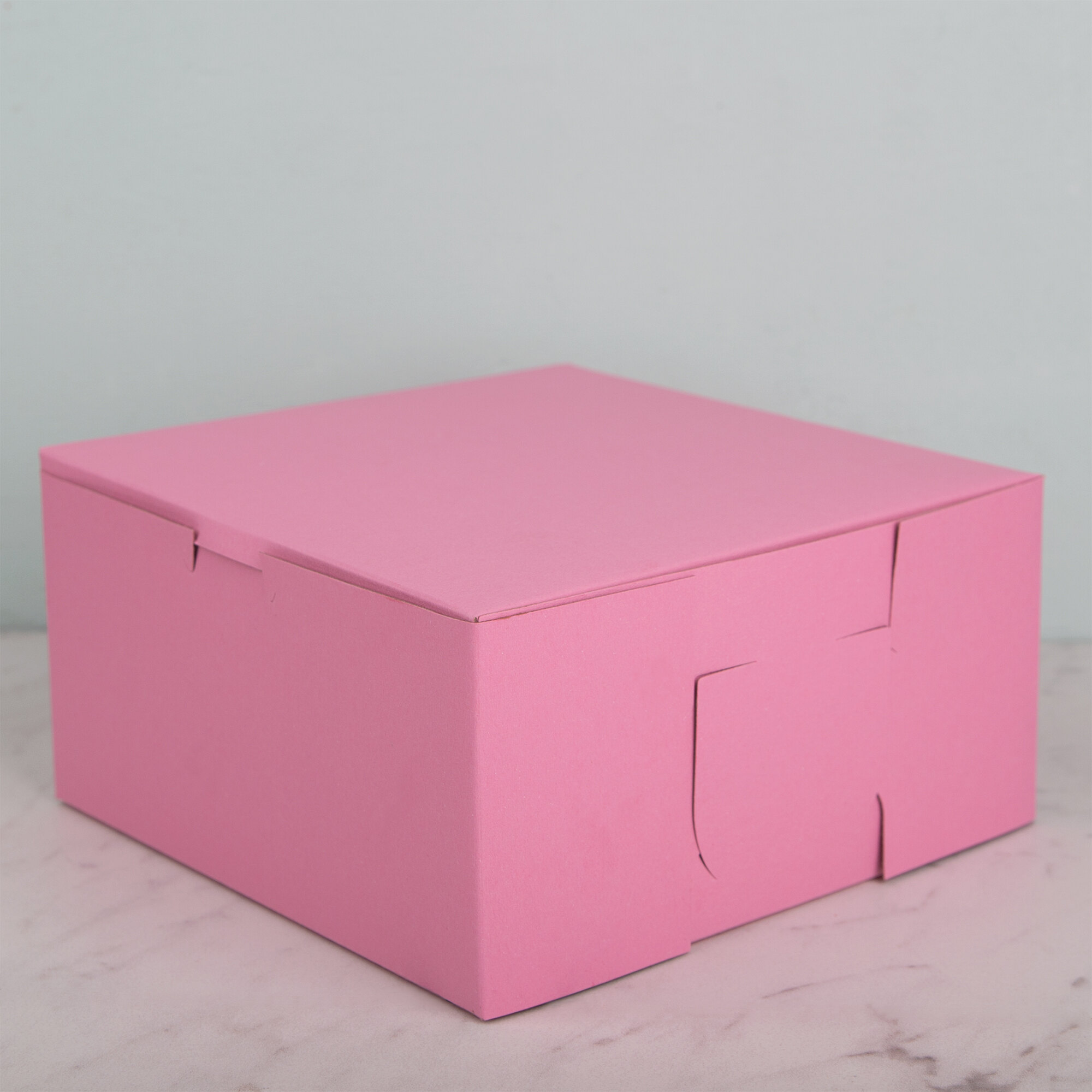 8" x 8" x 4" Pink Cake / Bakery Box - 250/Bundle