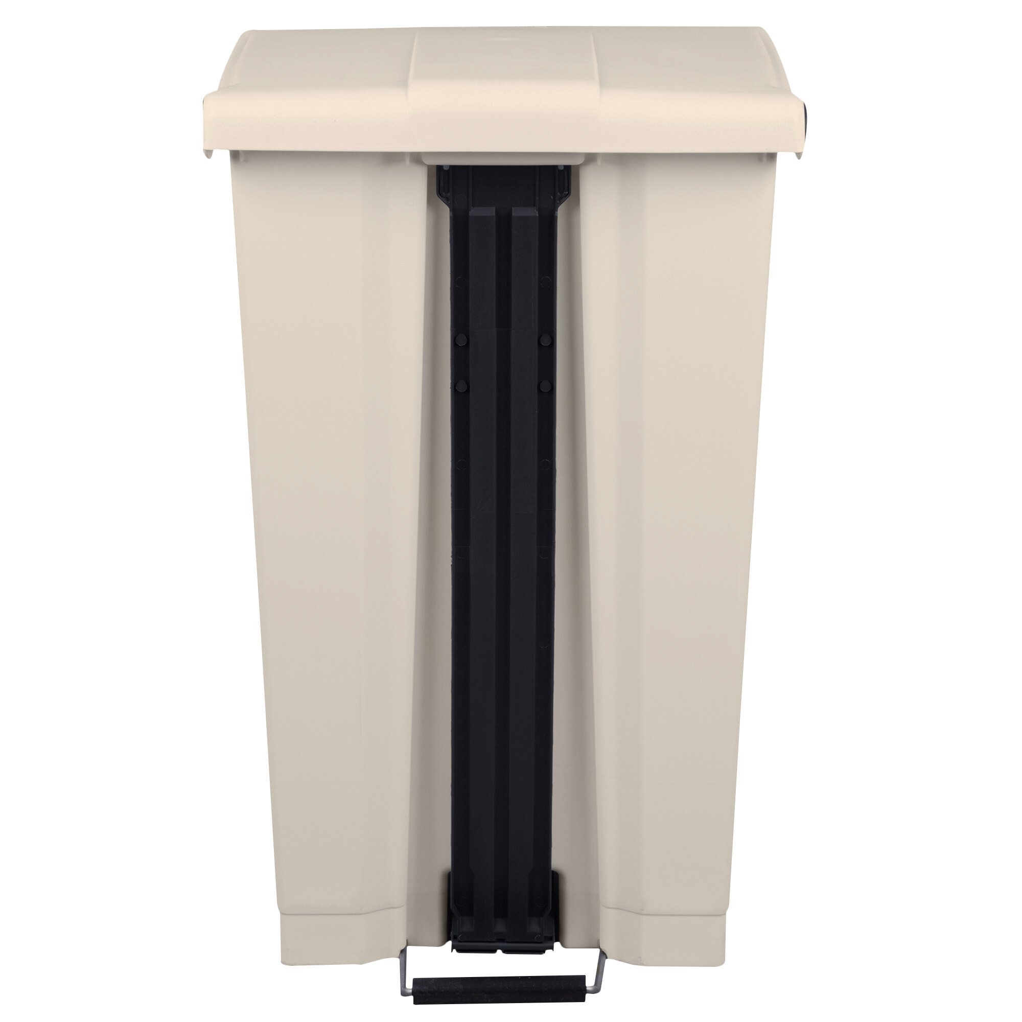 Rubbermaid FG614600BEIG Beige Rectangular Plastic Mobile Step-On ...