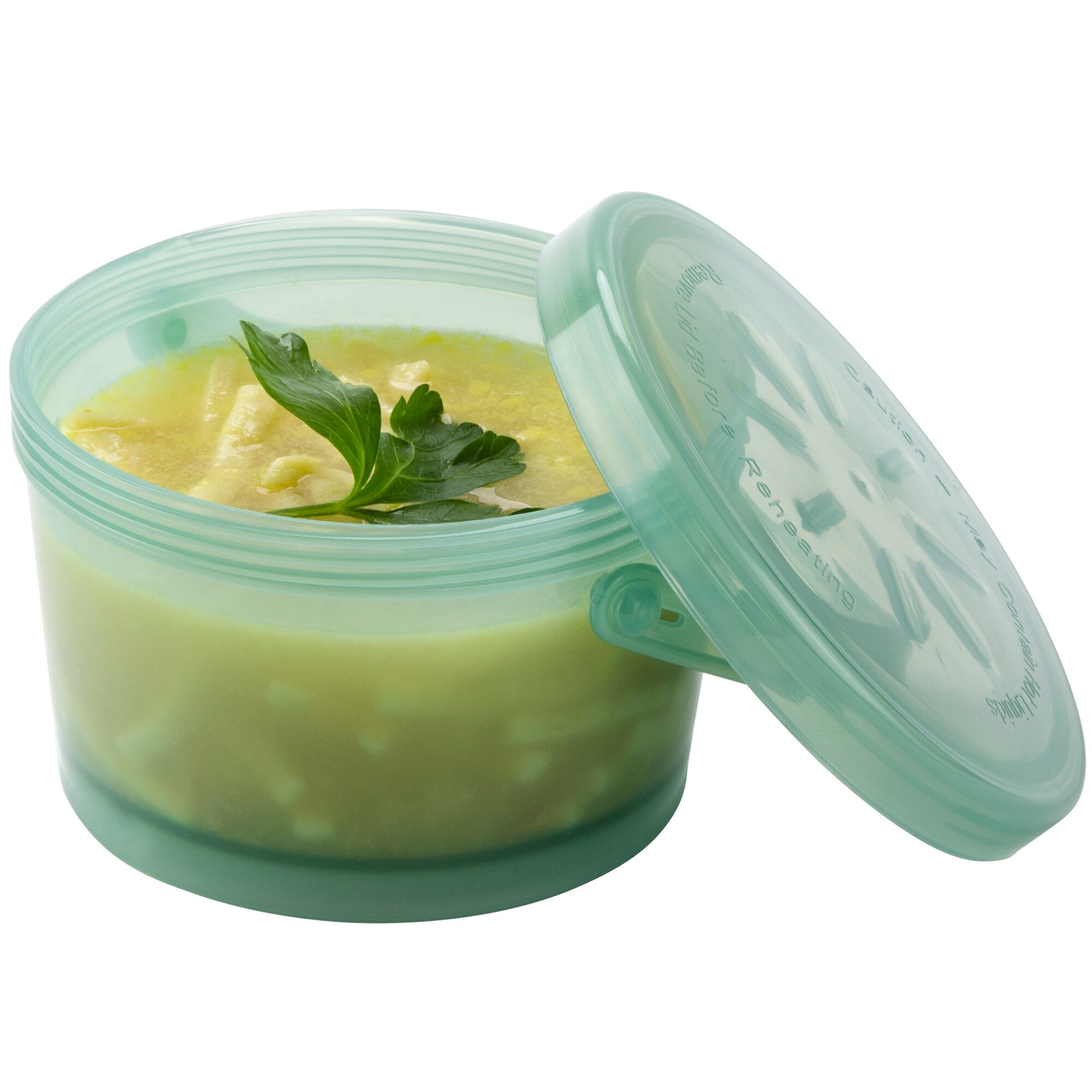 GET EC-07 12 oz. Jade Green Customizable Reusable Eco-Takeouts Soup ...