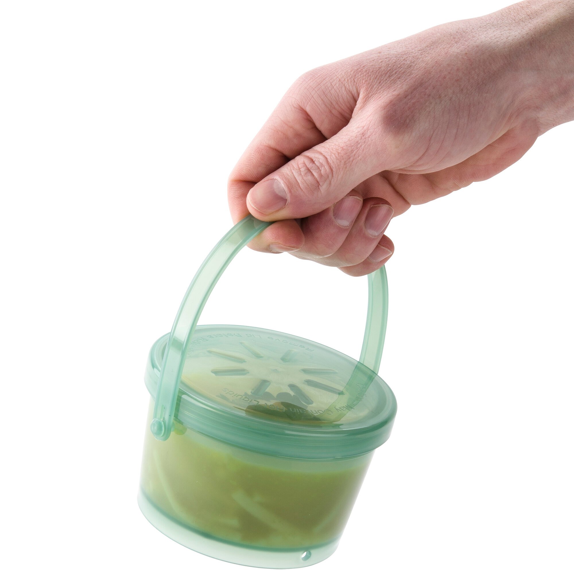 GET EC-07 12 oz. Jade Green Customizable Reusable Eco-Takeouts Soup ...