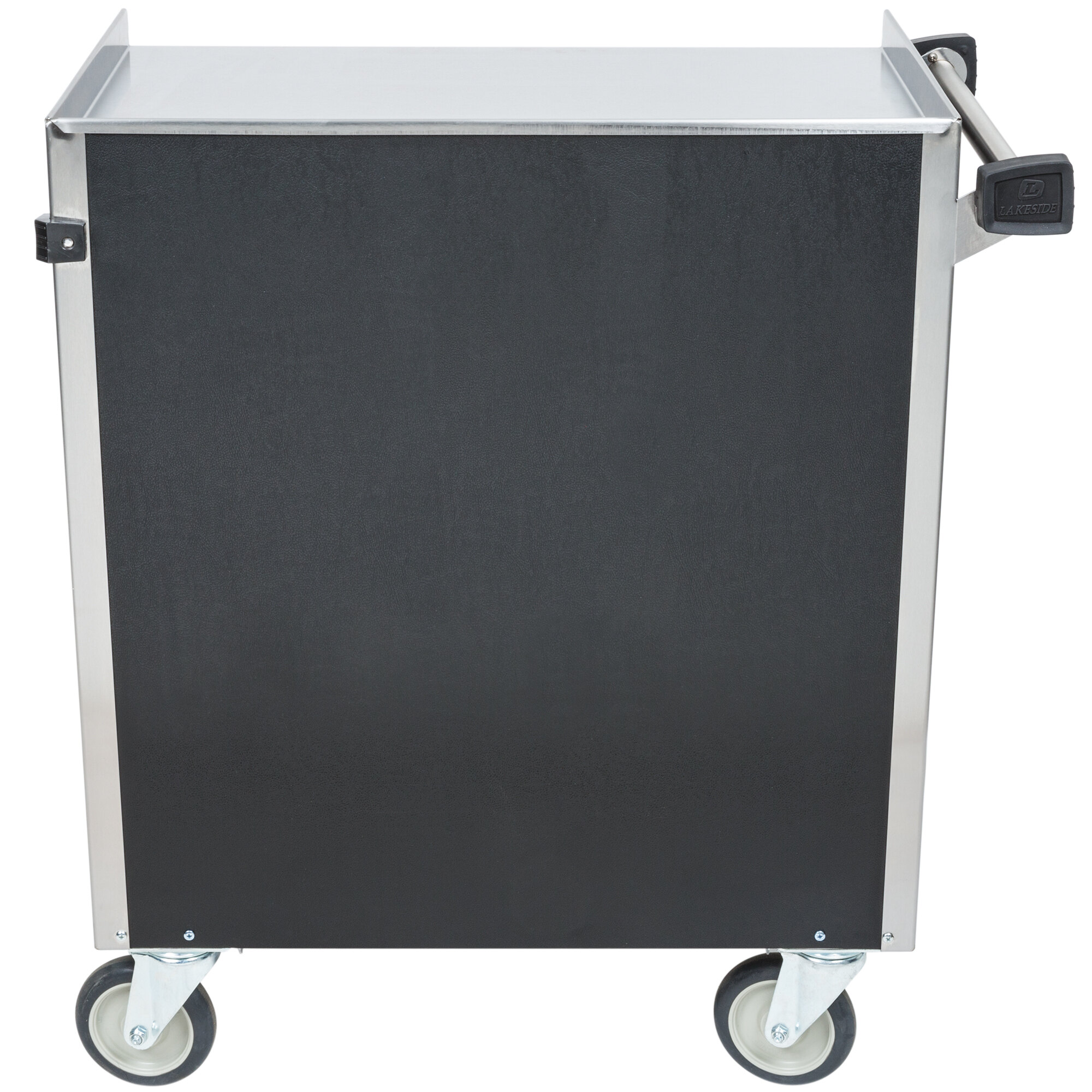 Lakeside 822B 3 Shelf Heavy Duty Stainless Steel Utility Cart with ...