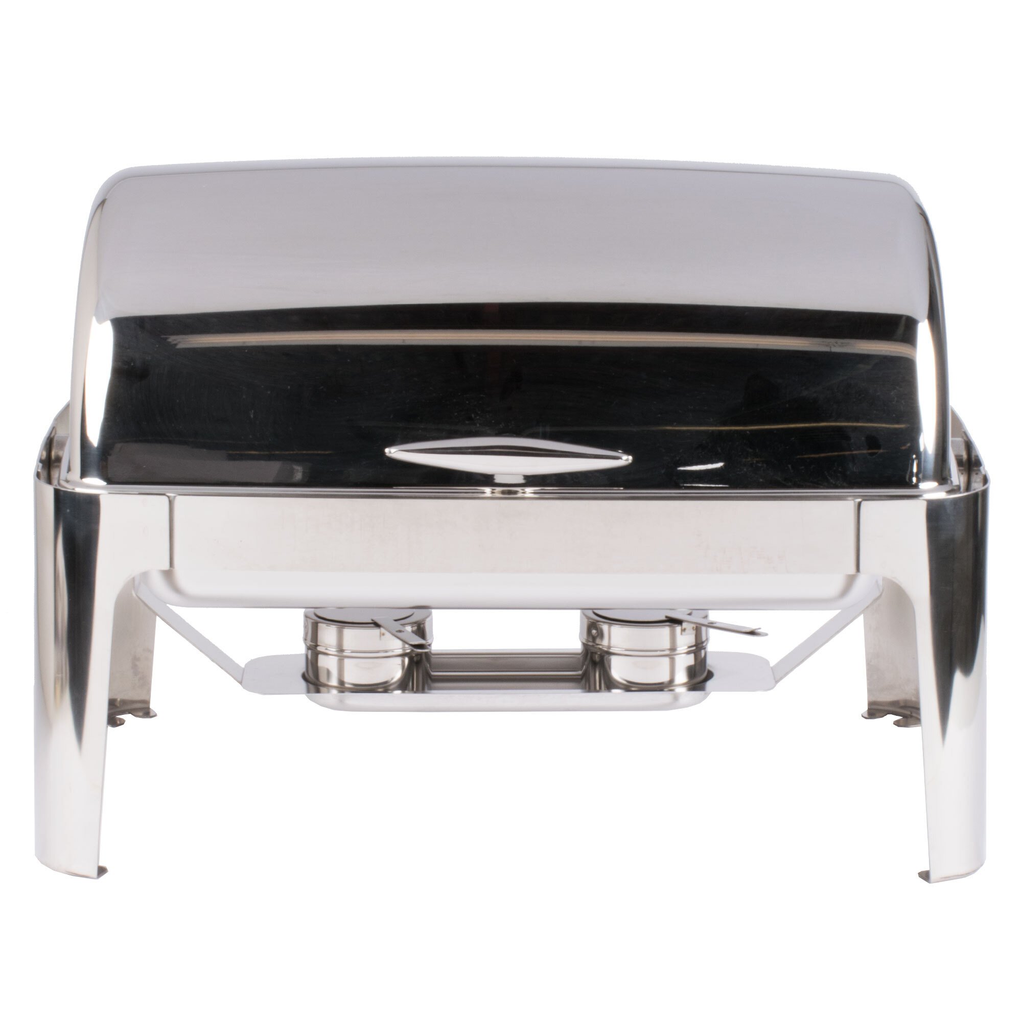 Vollrath T3500 8 Qt. Mirror Finish Stainless Steel Roll Top Chafer