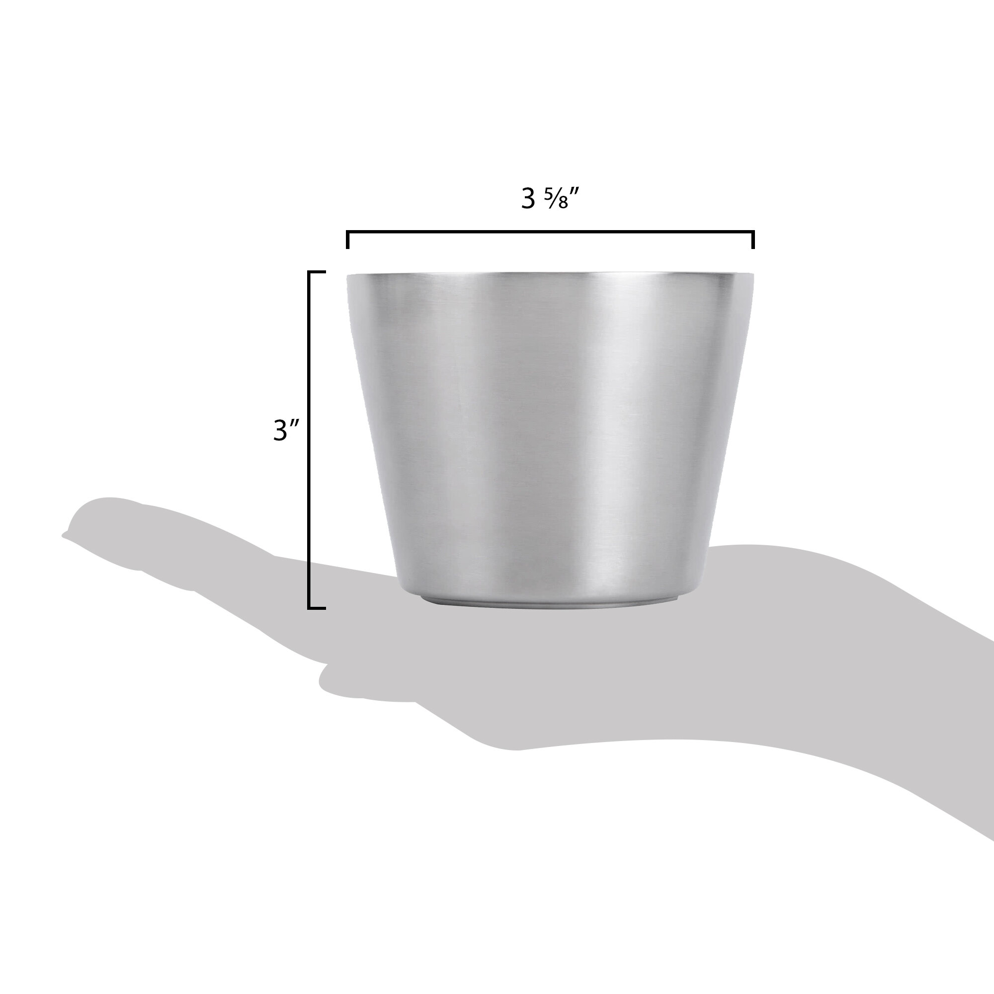 American Metalcraft DWSC85 8.5 oz. Double Wall Satin Finish Stainless ... American Metalcraft DWSC85 8.5 oz. Double Wall Satin Finish Stainless ...