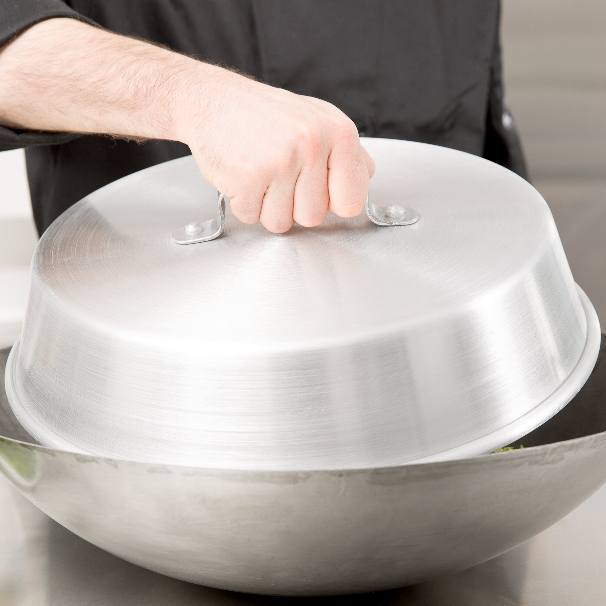 Town 34915 15" Aluminum Wok Cover