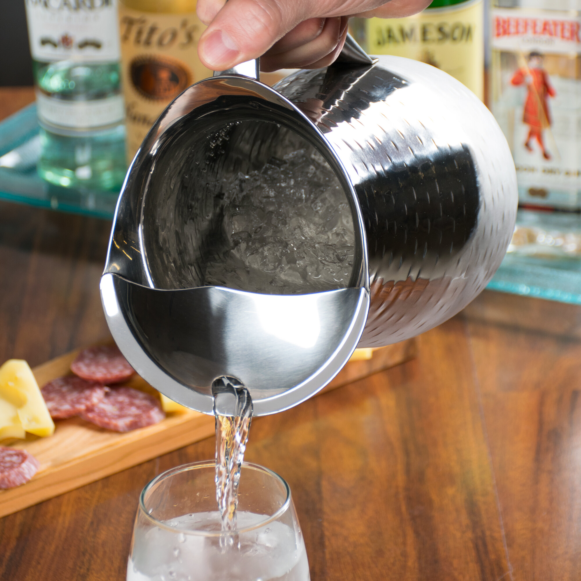 Tablecraft RP68 Remington 64 oz. Stainless Steel Beverage Pitcher with ...