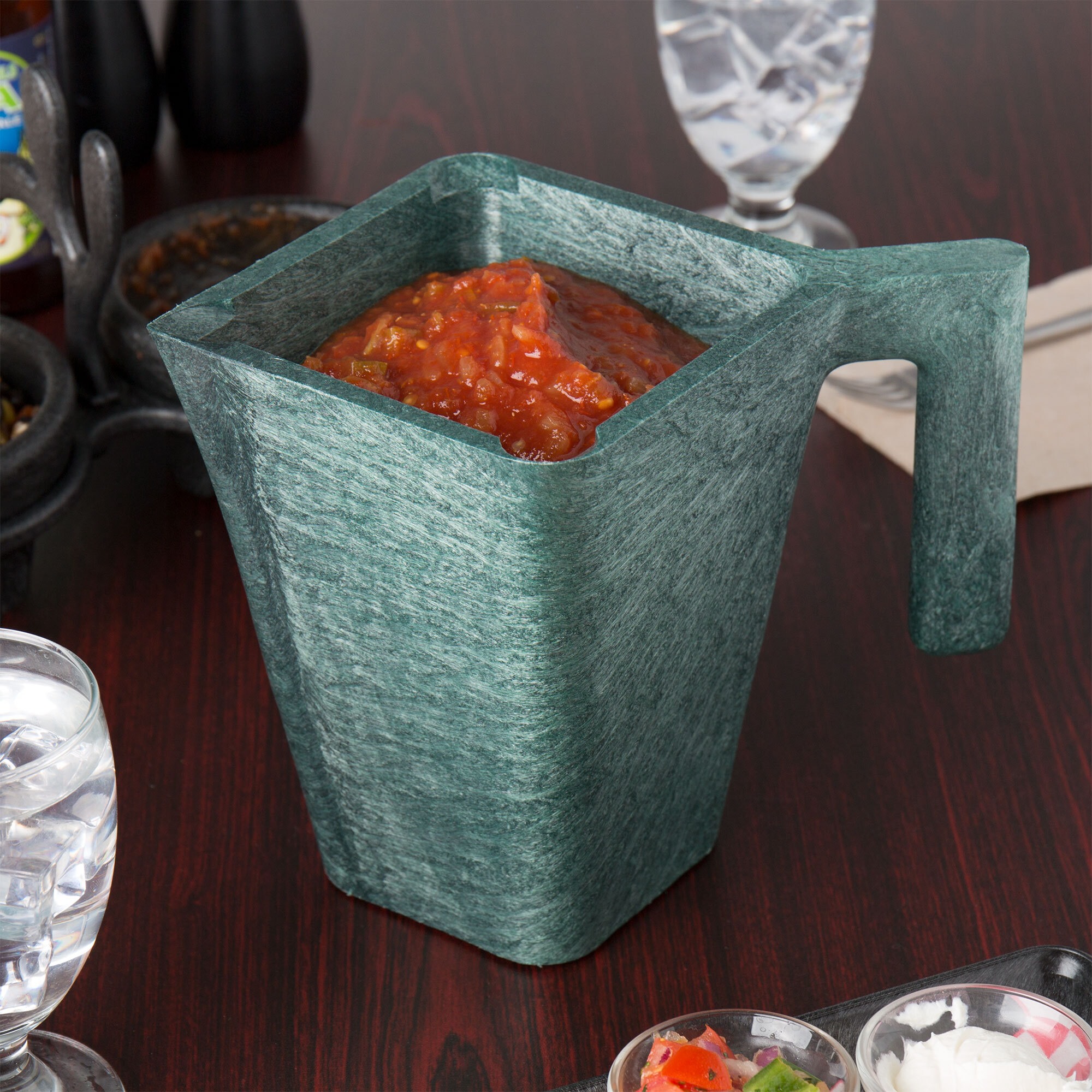 HS Inc. HS1007 48 oz. Jalapeno Pitcher / Salsa Dispenser - 12/Pack