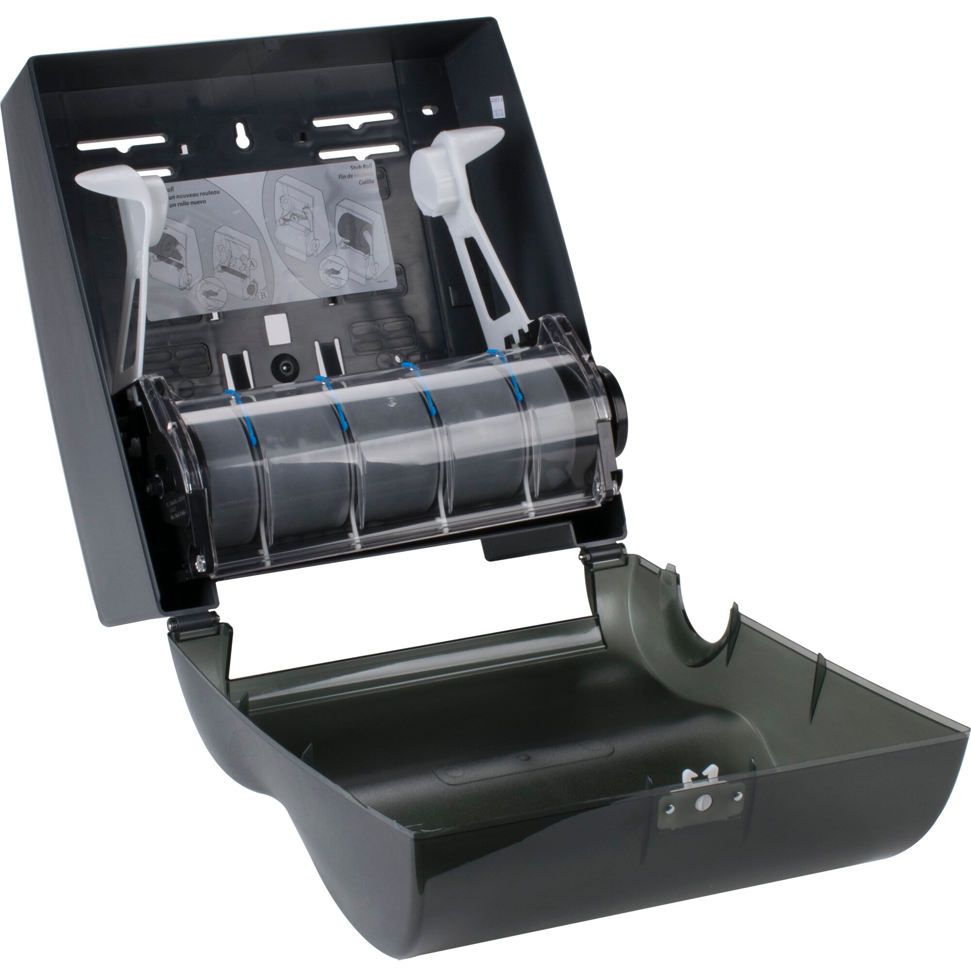 Merfin 1060 Black Hands-Free Paper Towel Roll Dispenser