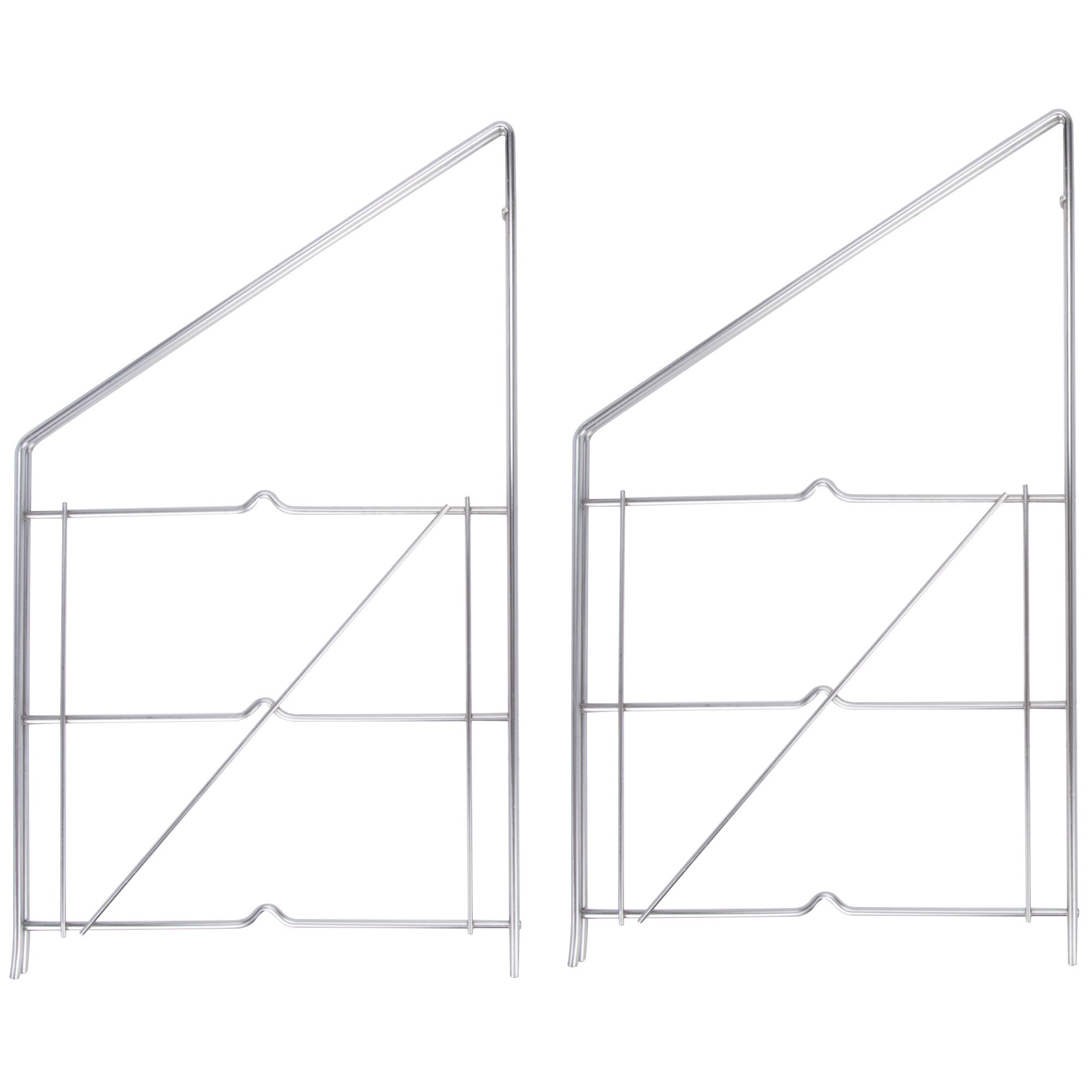 Metro 12WB3C 12" x 20 13/16" Erecta Shelf Wall Mount Brackets for Three ...