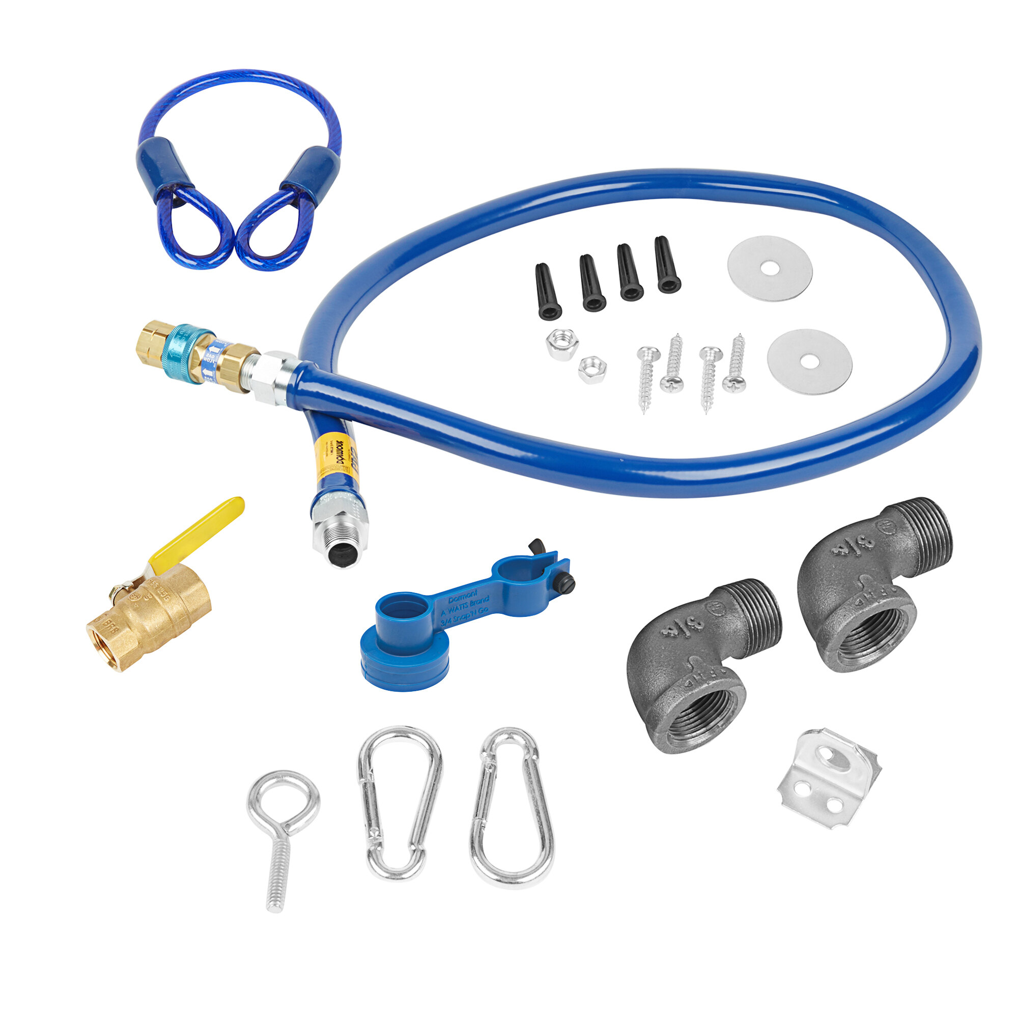 Dormont 1675KIT72 Deluxe SnapFast® 72" Gas Connector Kit with Two ...