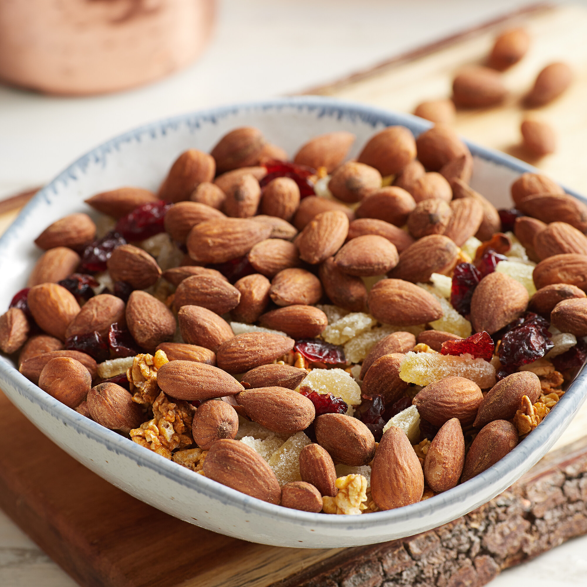 Blue Diamond 25 lb. Roasted & Salted Whole Almonds