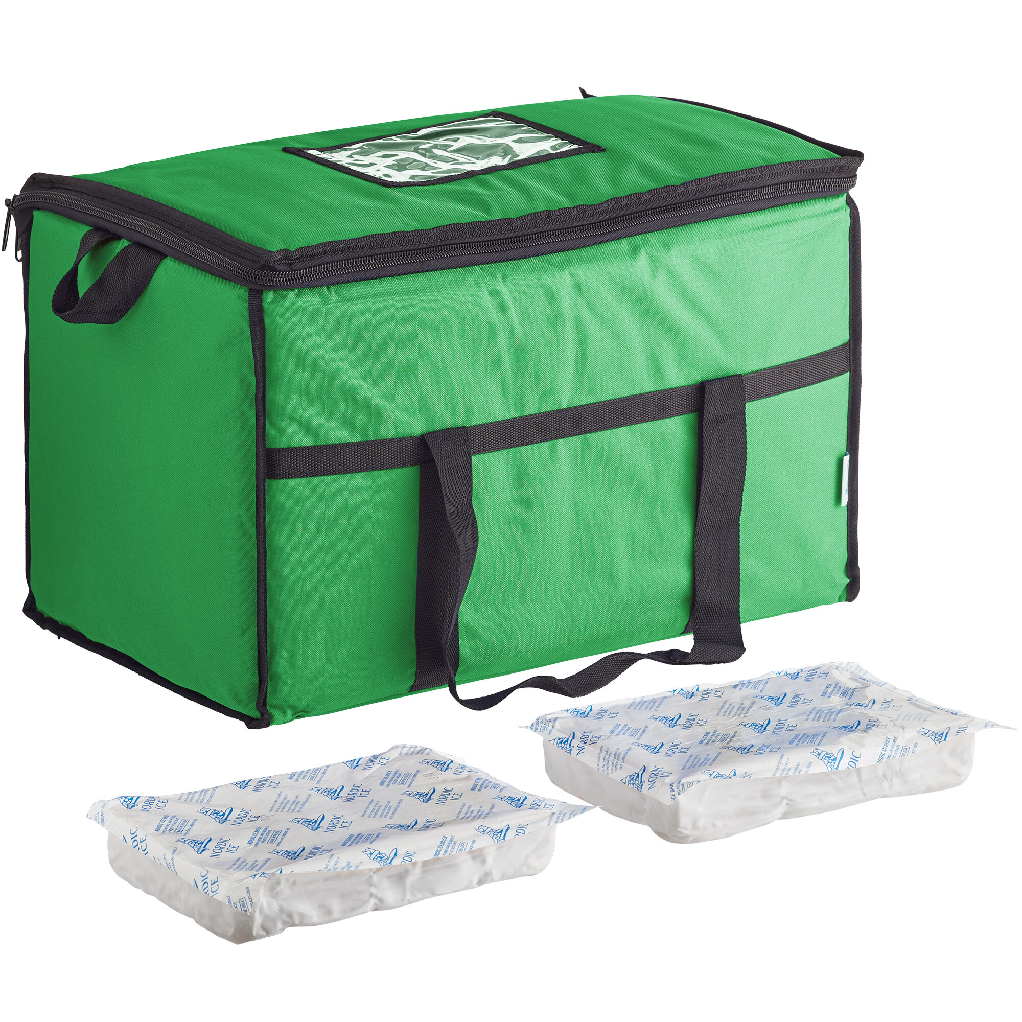Choice Insulated Cooler Bag / Soft Cooler, Green Nylon 22" x 13" x 14 ...