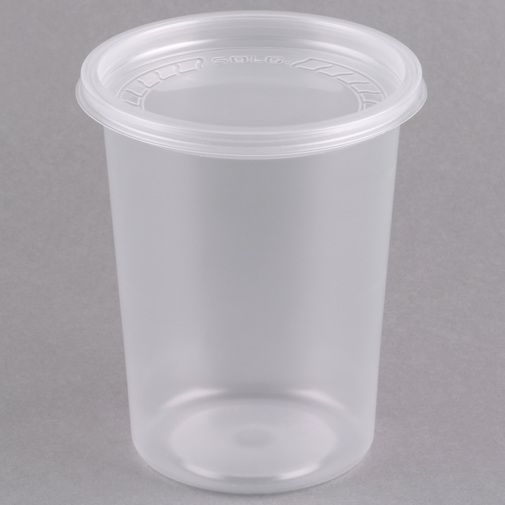 Solo MicroGourmet 32 oz. Contact Clear Polypropylene Deli Container ...