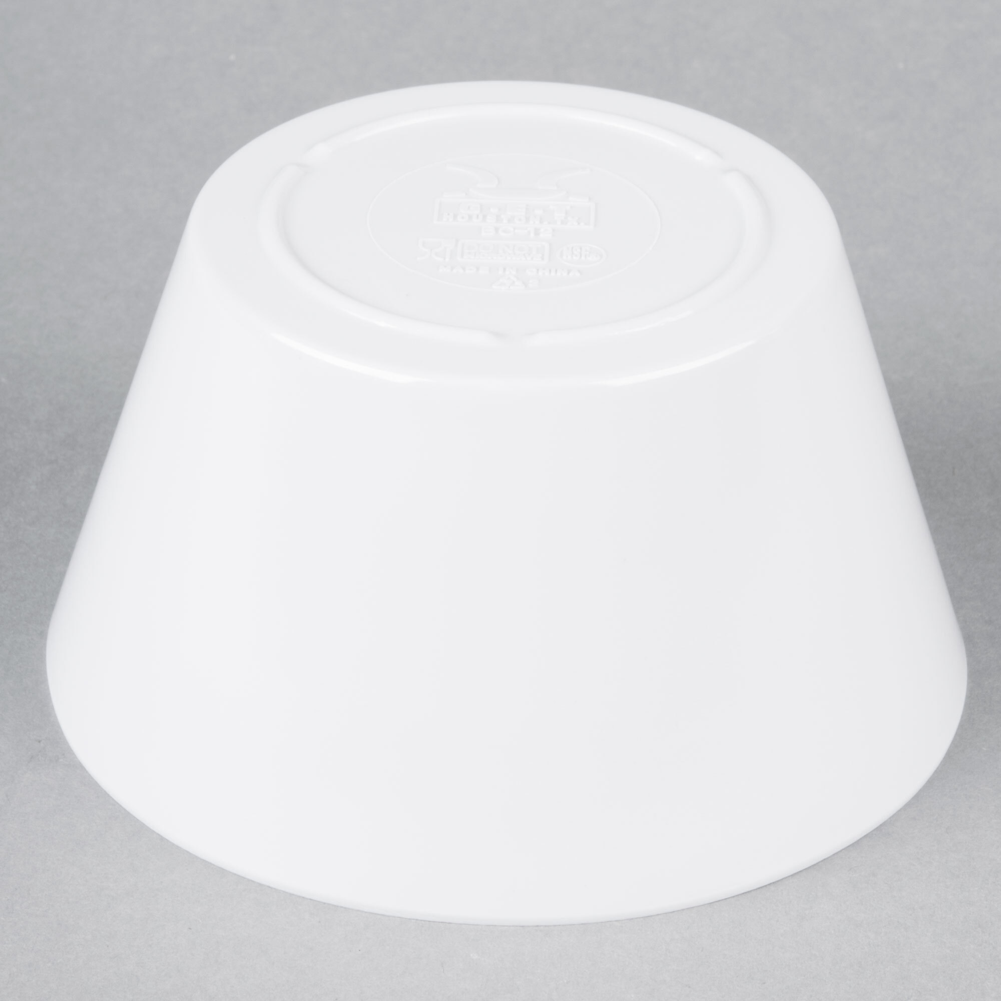 GET BC-12-W Diamond White 12 oz. Bowl - 48/Case