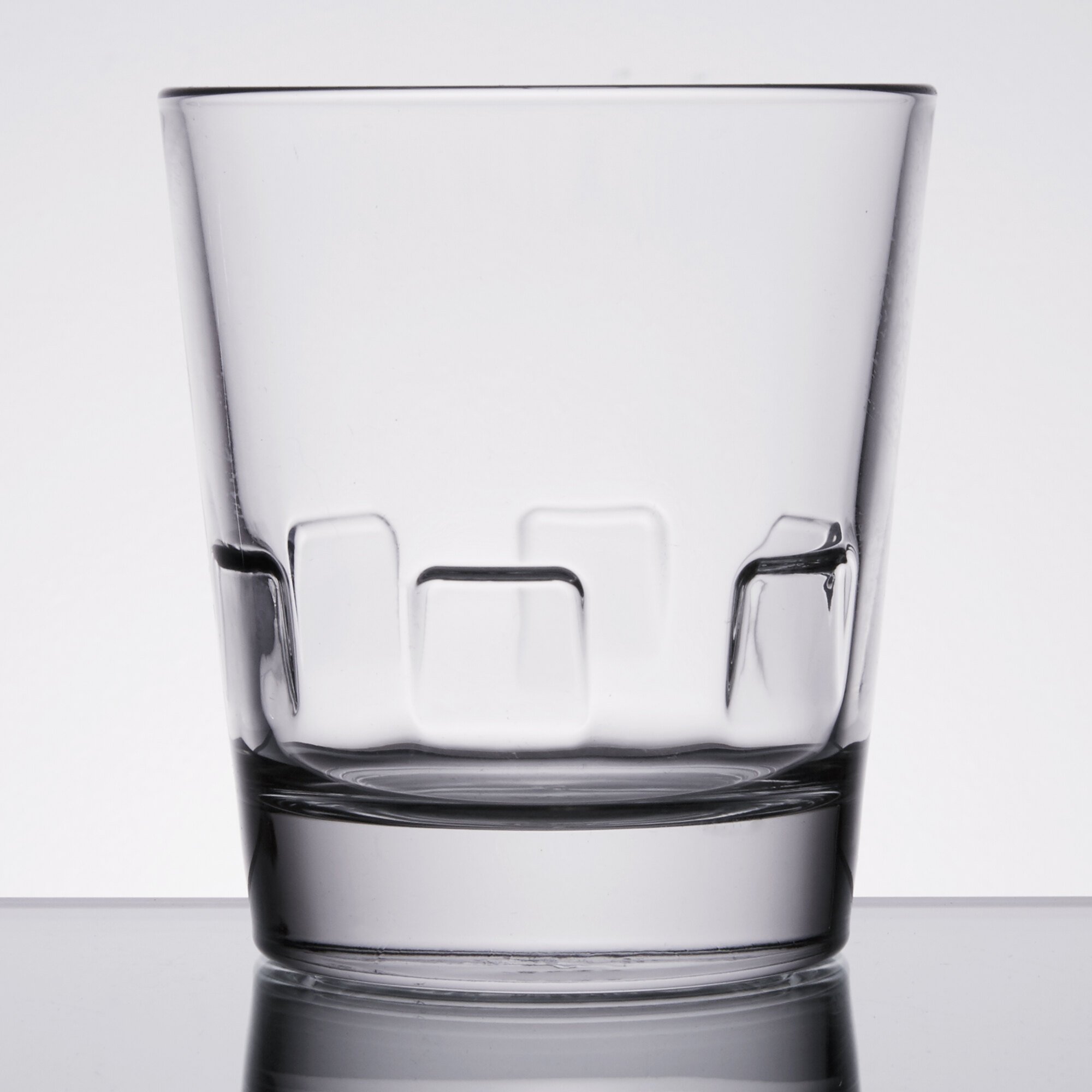 Libbey 15963 Optiva 12 oz. Stackable Rocks / Double Old Fashioned Glass ...