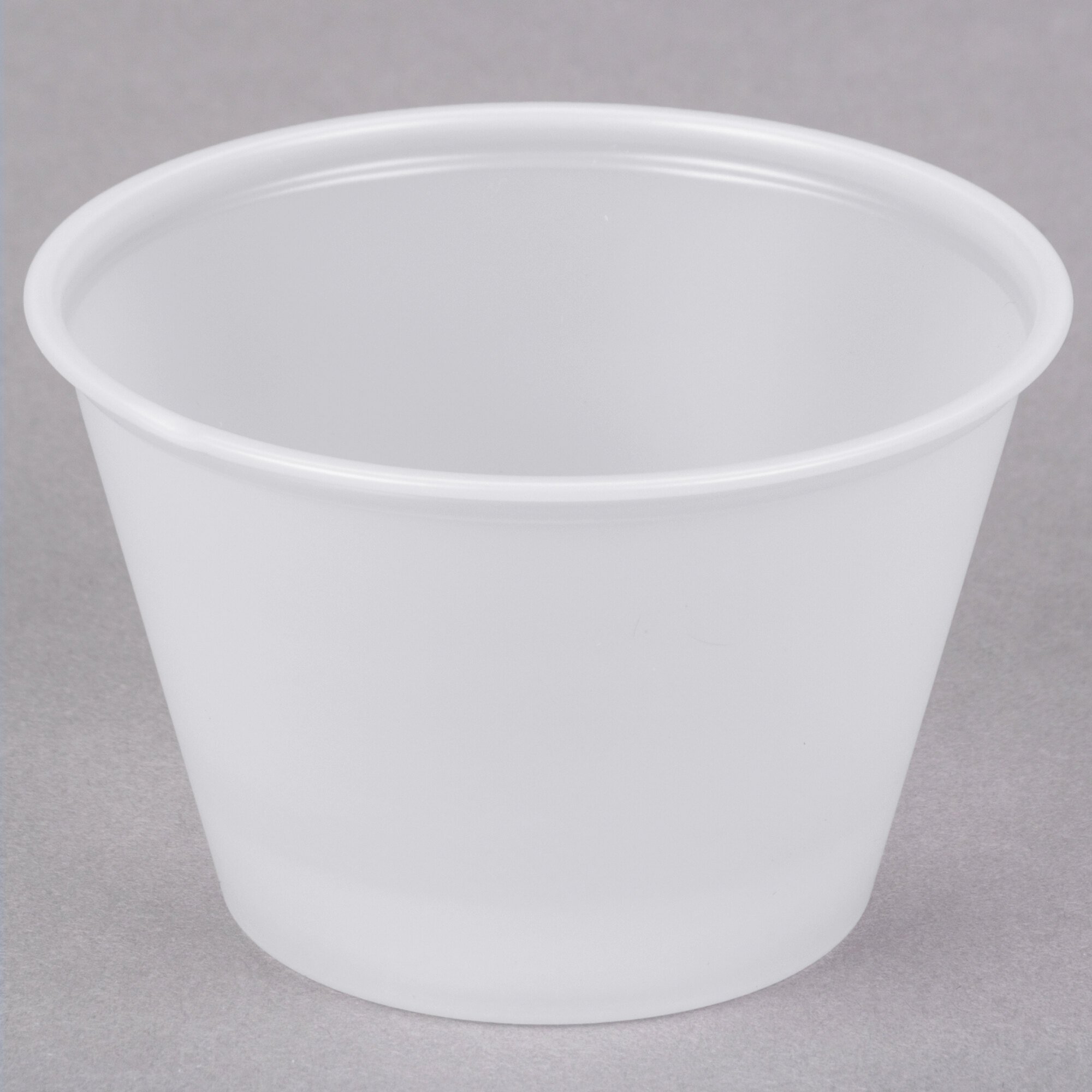 Solo P400N 4 oz. Translucent Polystyrene Souffle / Portion Cup - 2500/Case