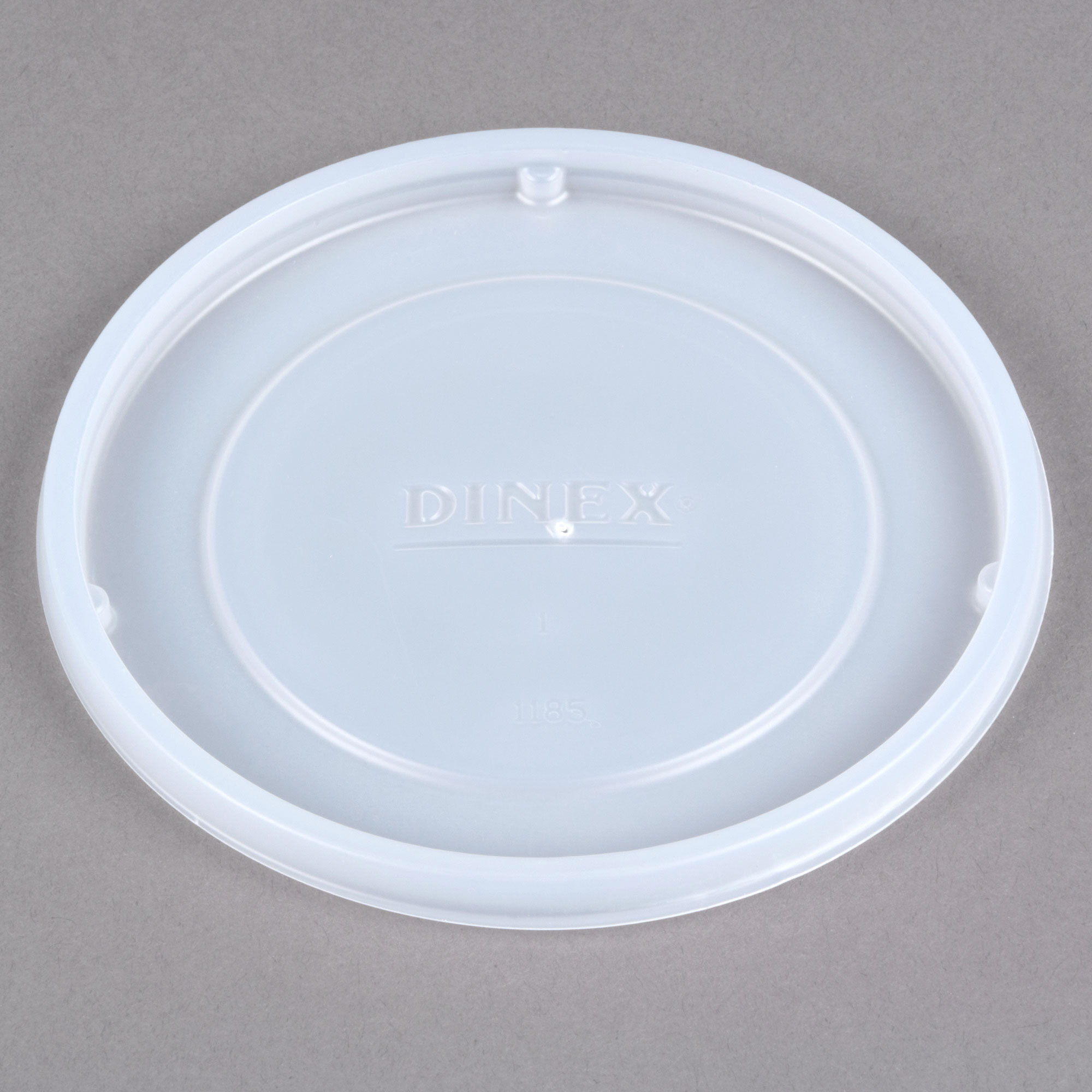 Dinex DX11858714 Translucent Disposable Lid for Dinex DX1185 Classic 9 ...
