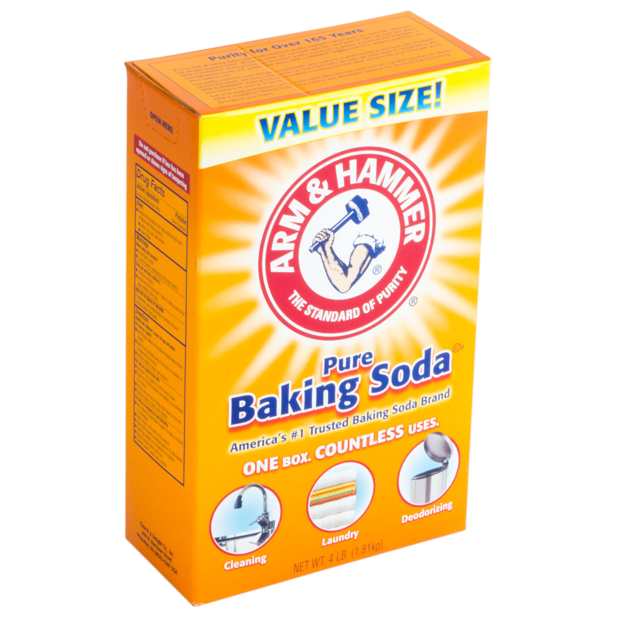 Arm & Hammer 4 lb. / 64 oz. Baking Soda