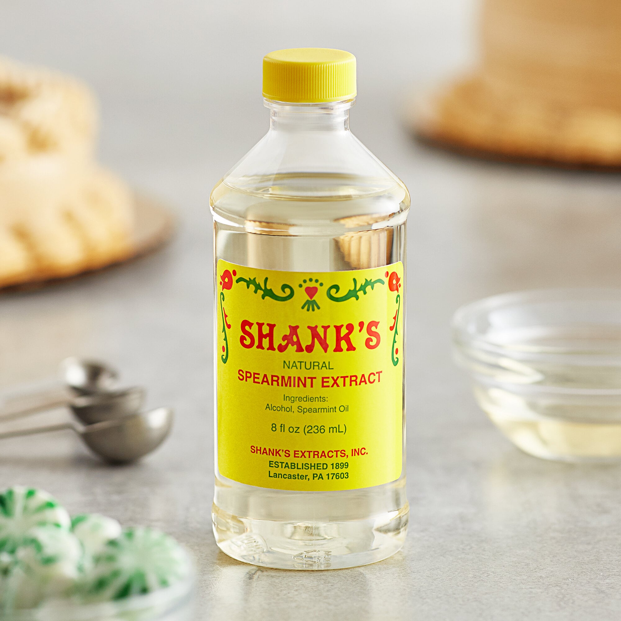 Shank's Pure Spearmint Extract - 8 oz. | WebstaurantStore