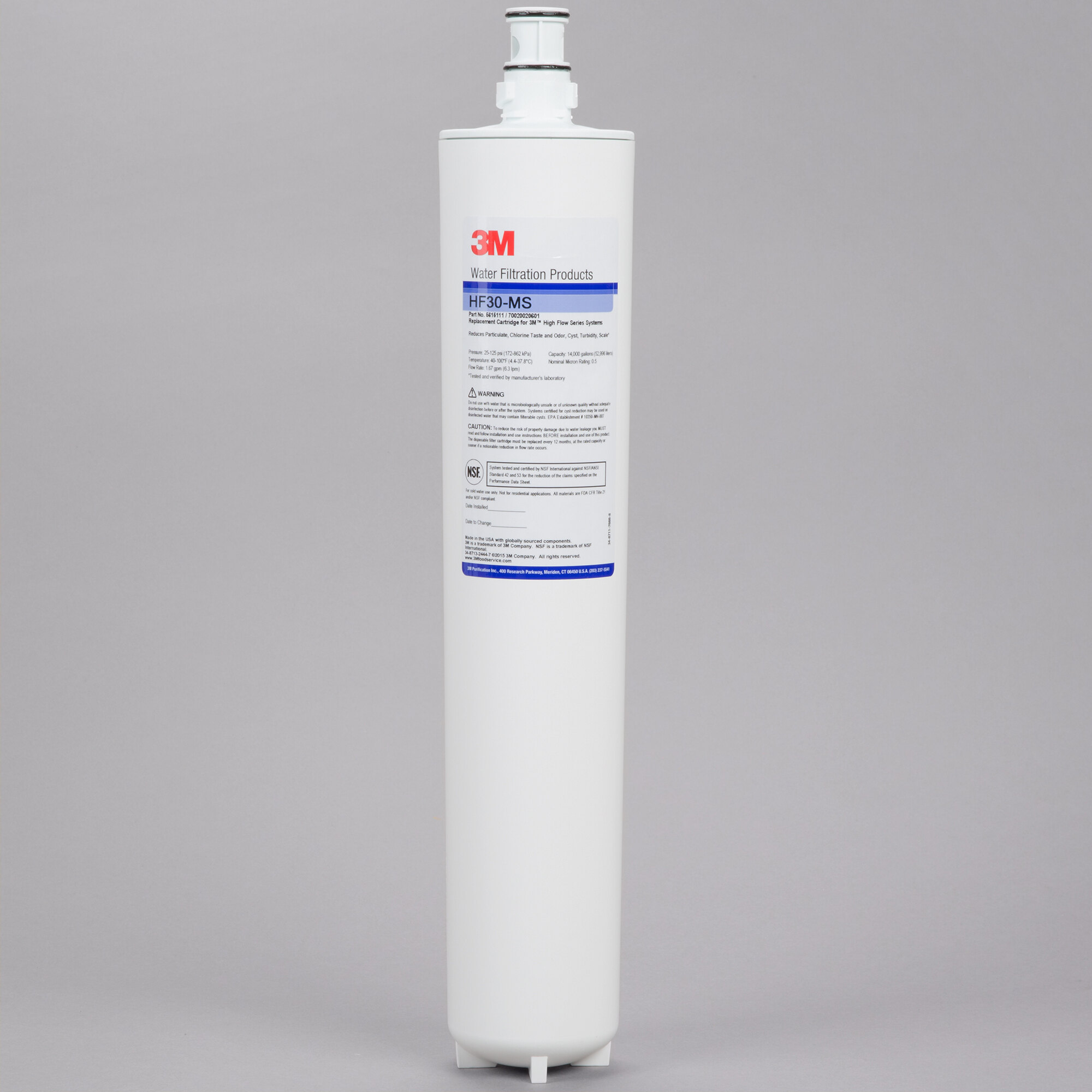 3M Water Filtration Products HF30-MS Replacement Cartridge for BREW130 ...