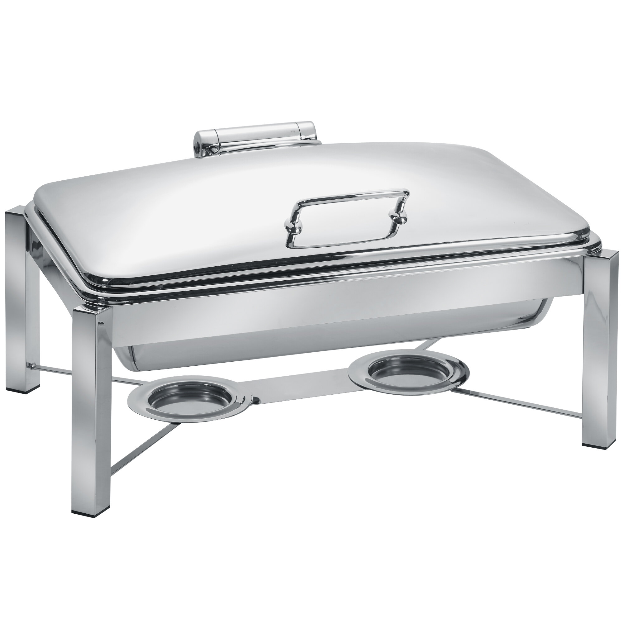 Eastern Tabletop 3945/S 8 Qt. Rectangular Stainless Steel Chafer with ...