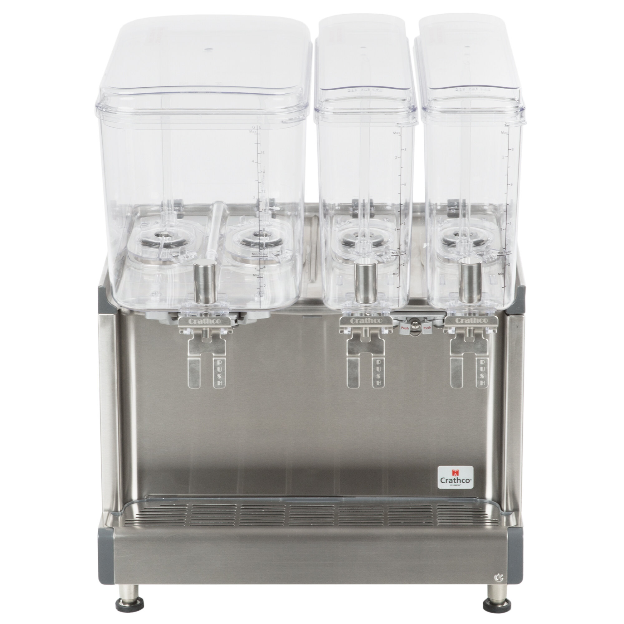 Crathco CS-3D-16S Simplicity Bubbler Series Triple Bowl Premix Cold ...