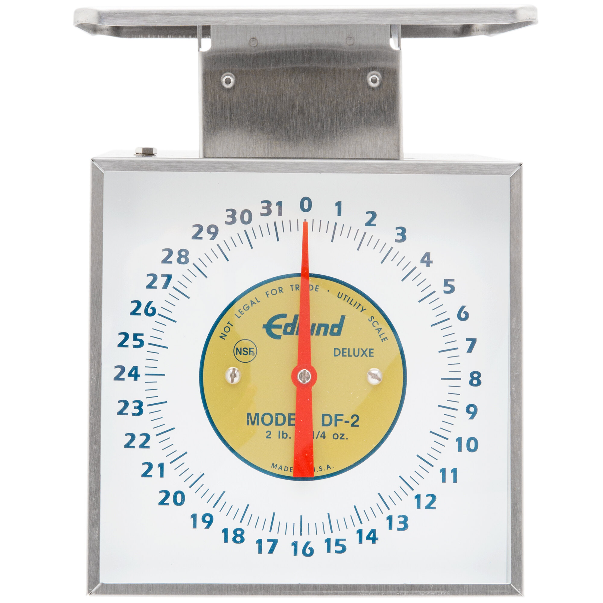 Edlund DF-2 Deluxe 32 oz. Portion Scale with 6" x 6 3/4" Platform