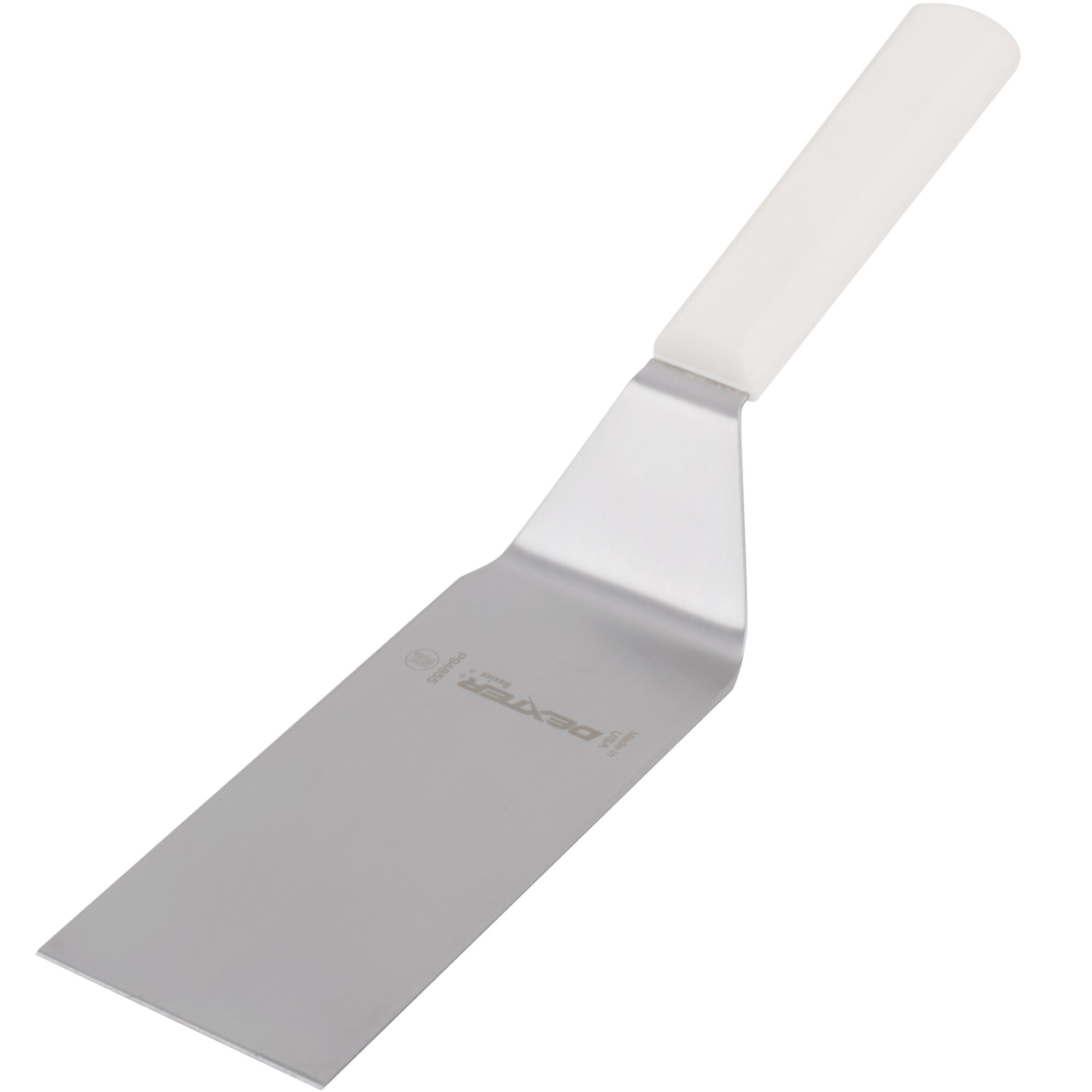Dexter-Russell 31645 6" x 3" Solid Turner - Plastic Handle
