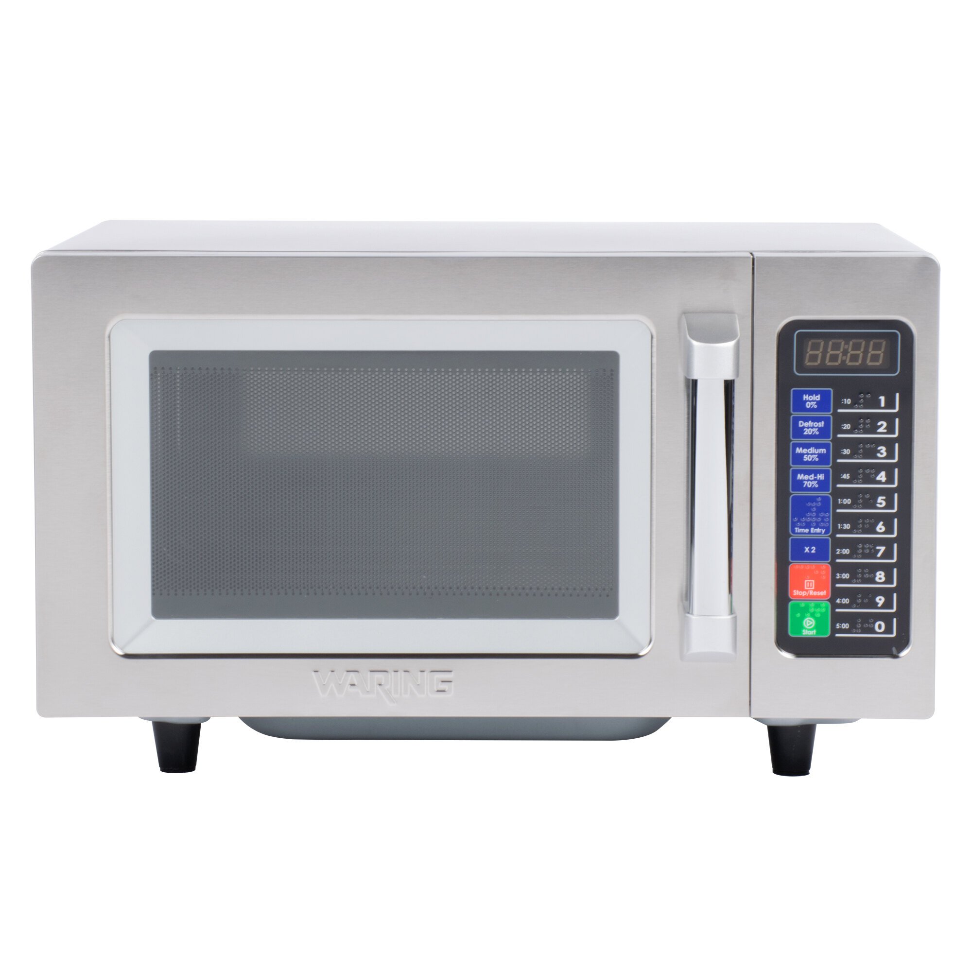 Waring WMO90 Stainless Steel Commercial Microwave with Push Button ...