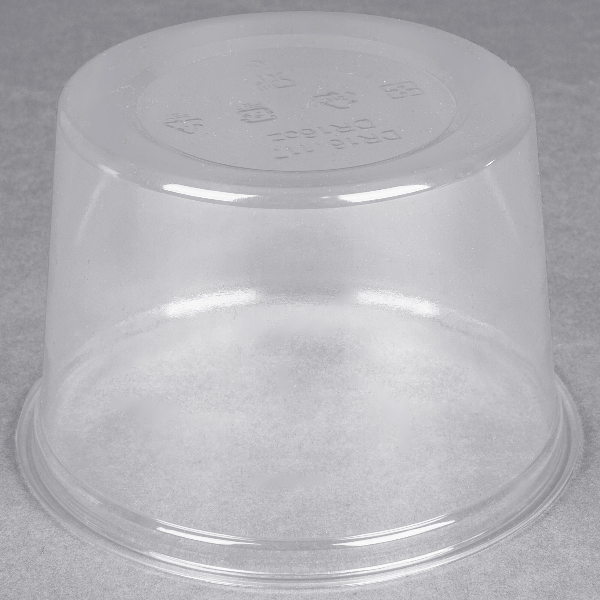 Choice 16 oz. Ultra Clear PET Plastic Round Deli Container - 500/Case