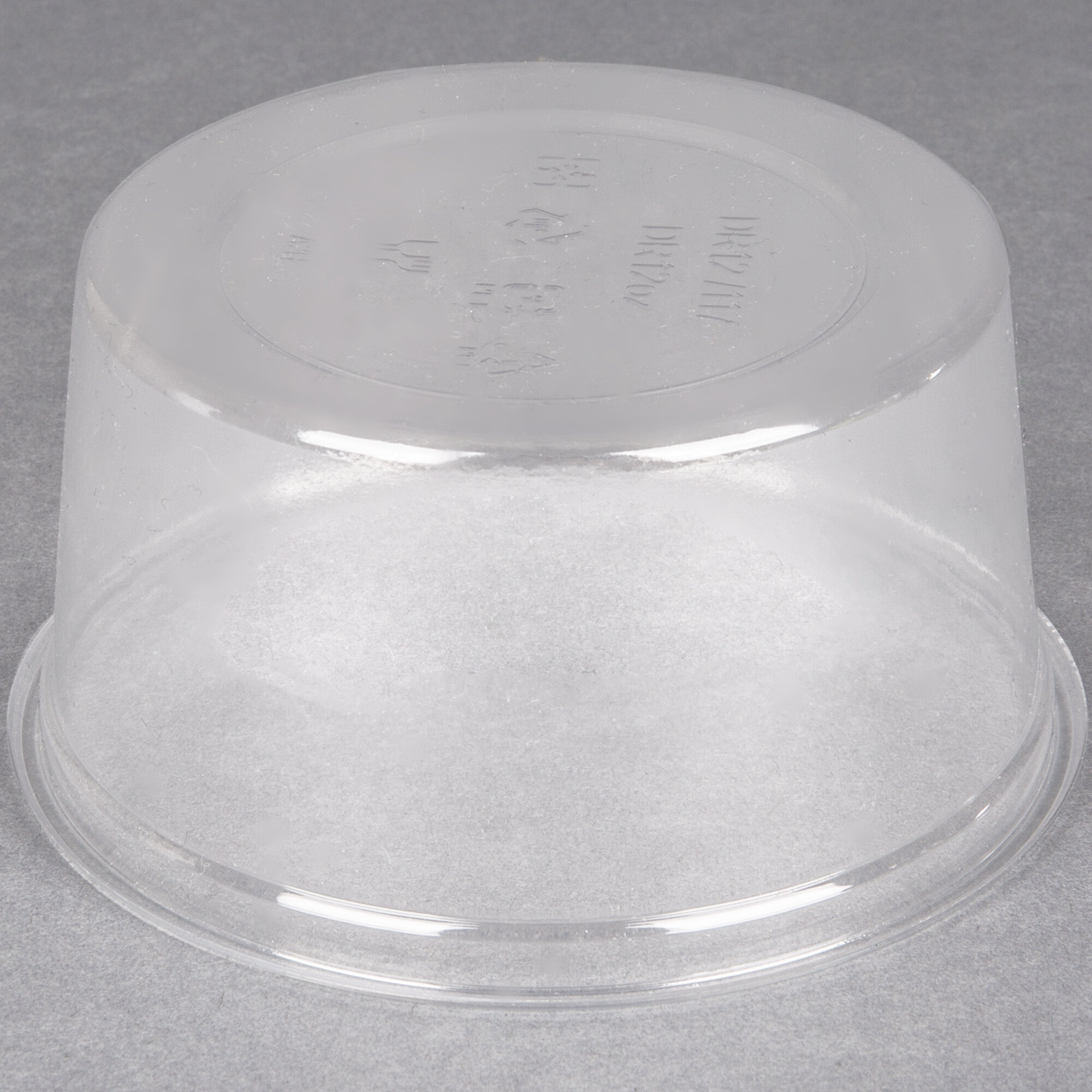 Choice 12 oz. Clear Plastic Round Deli Container - 50/Pack