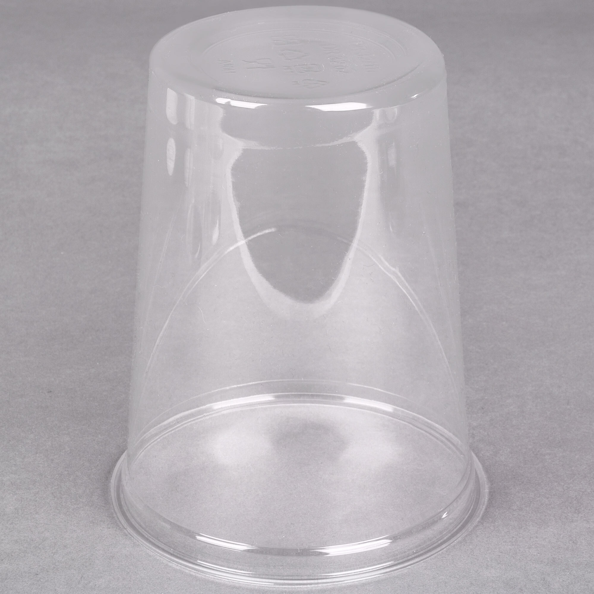 Choice 32 oz. Clear Plastic Round Deli Container - 50/Pack
