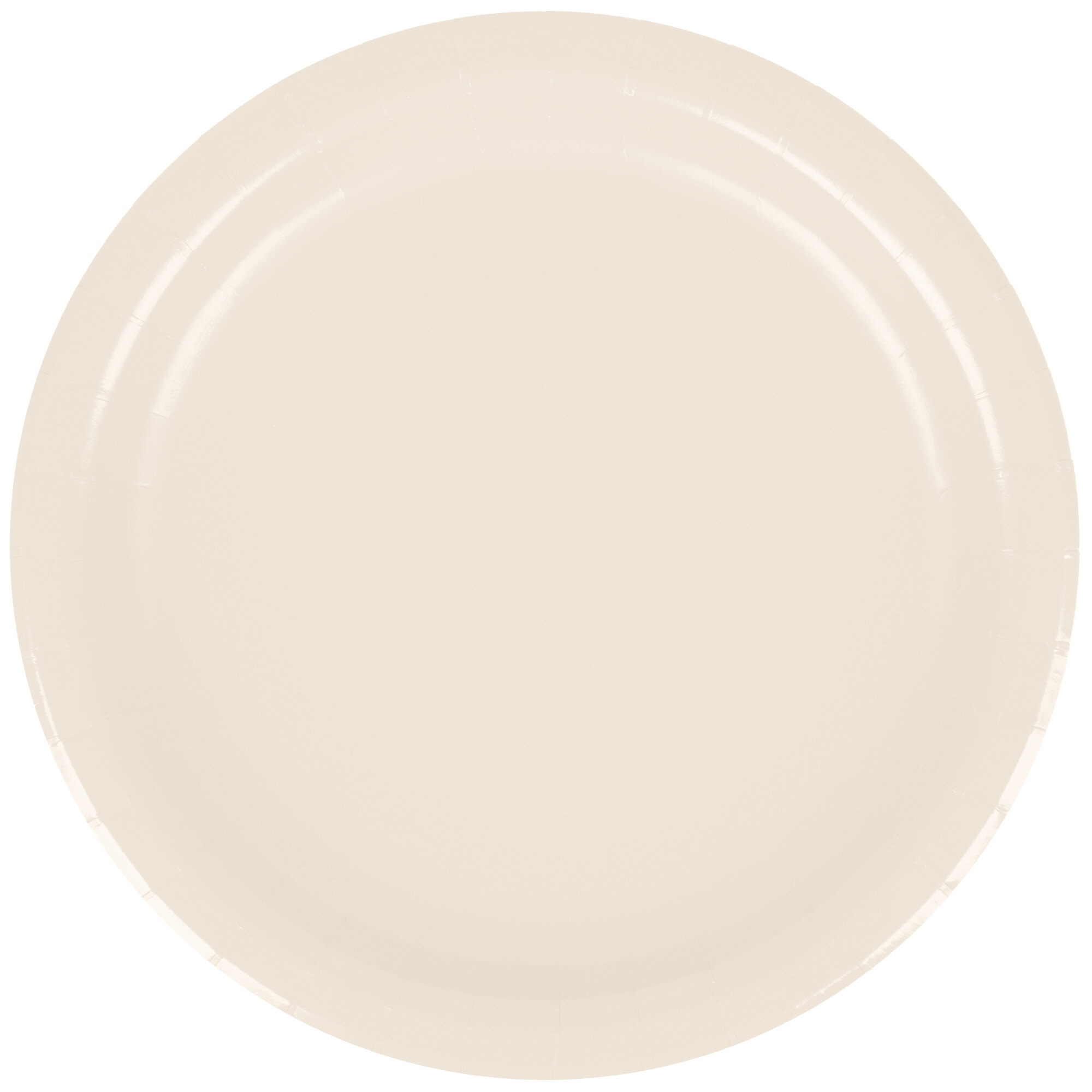 Creative Converting 79161B 7" Ivory Paper Plate - 24/Pack