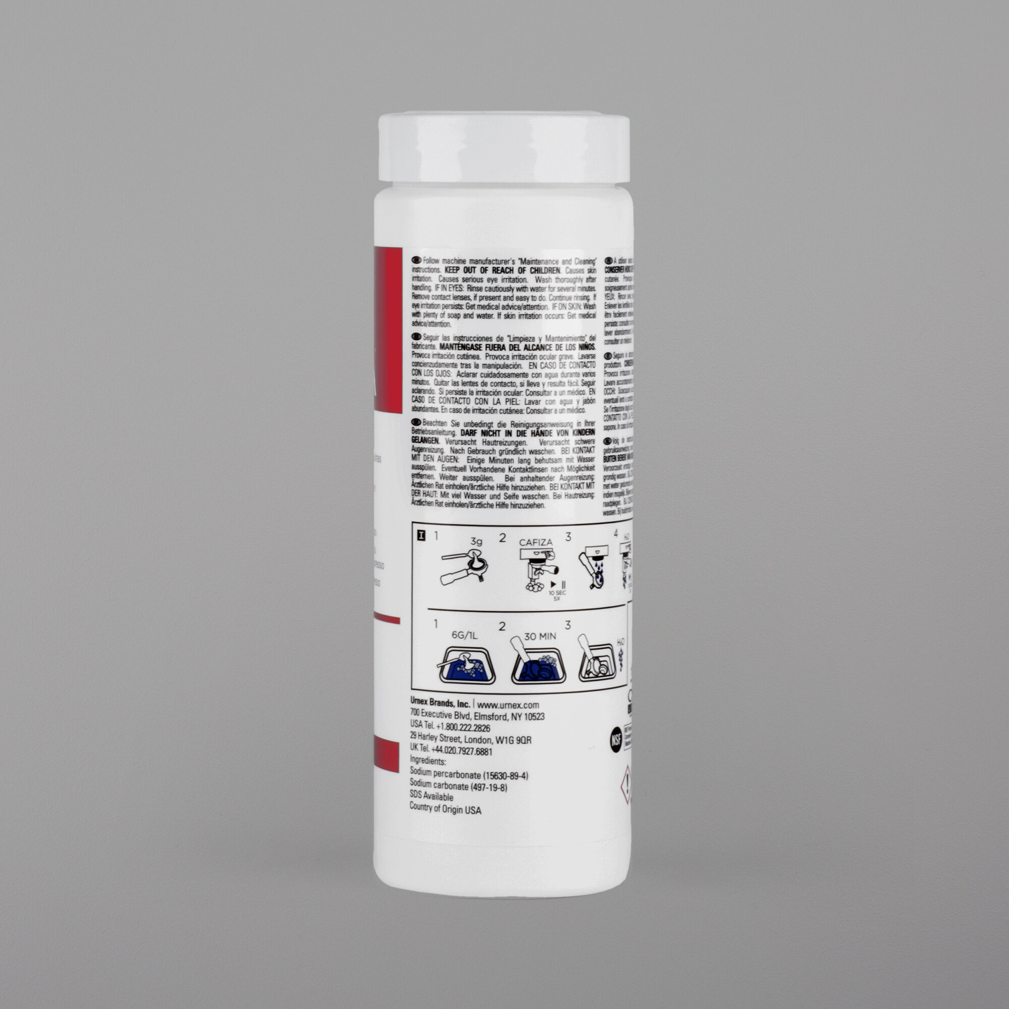 Urnex Cafiza Espresso Machine Cleaning Powder - 20 oz.