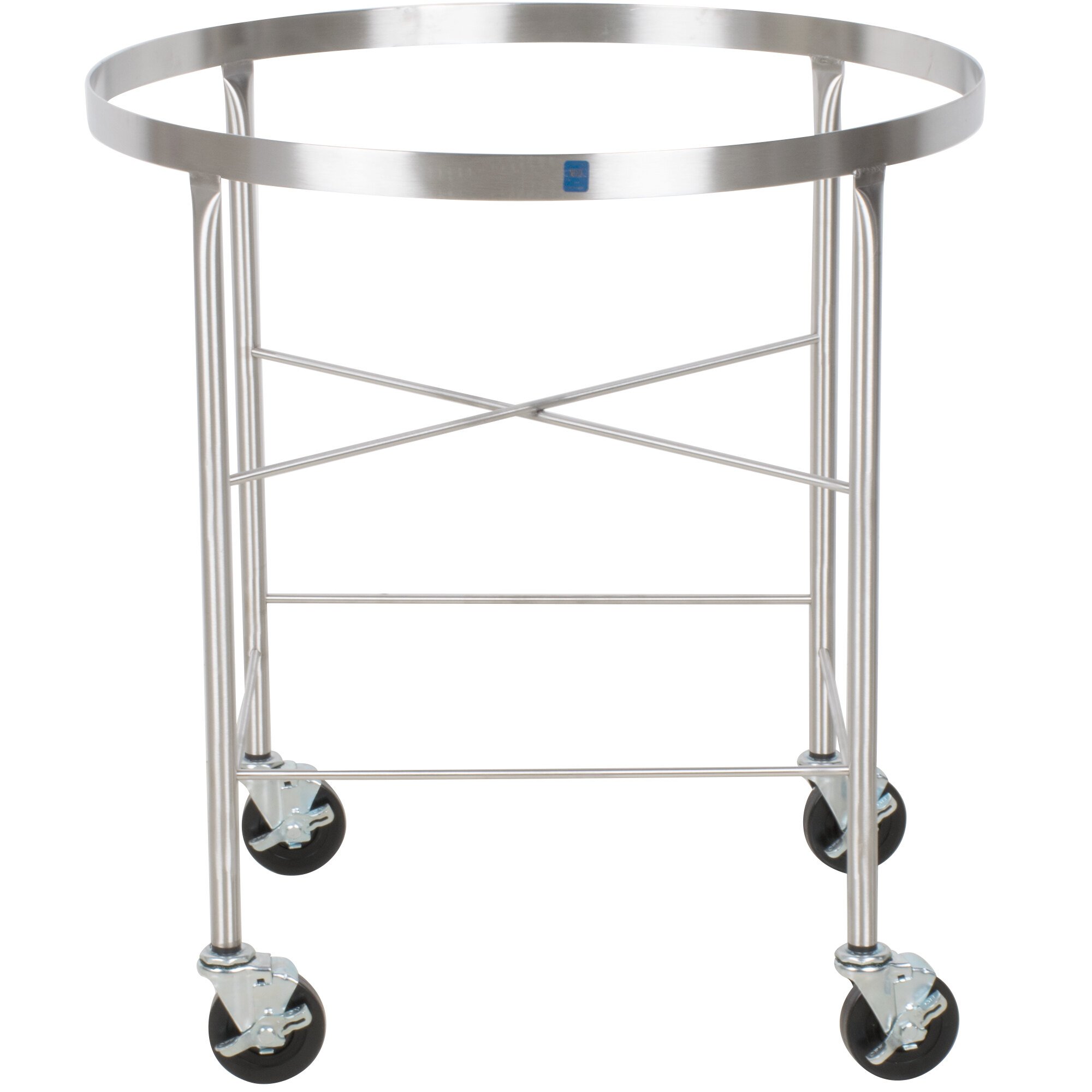 Vollrath 79018 Stainless Steel Mobile Mixing Bowl Stand for 80 Qt. Bowl