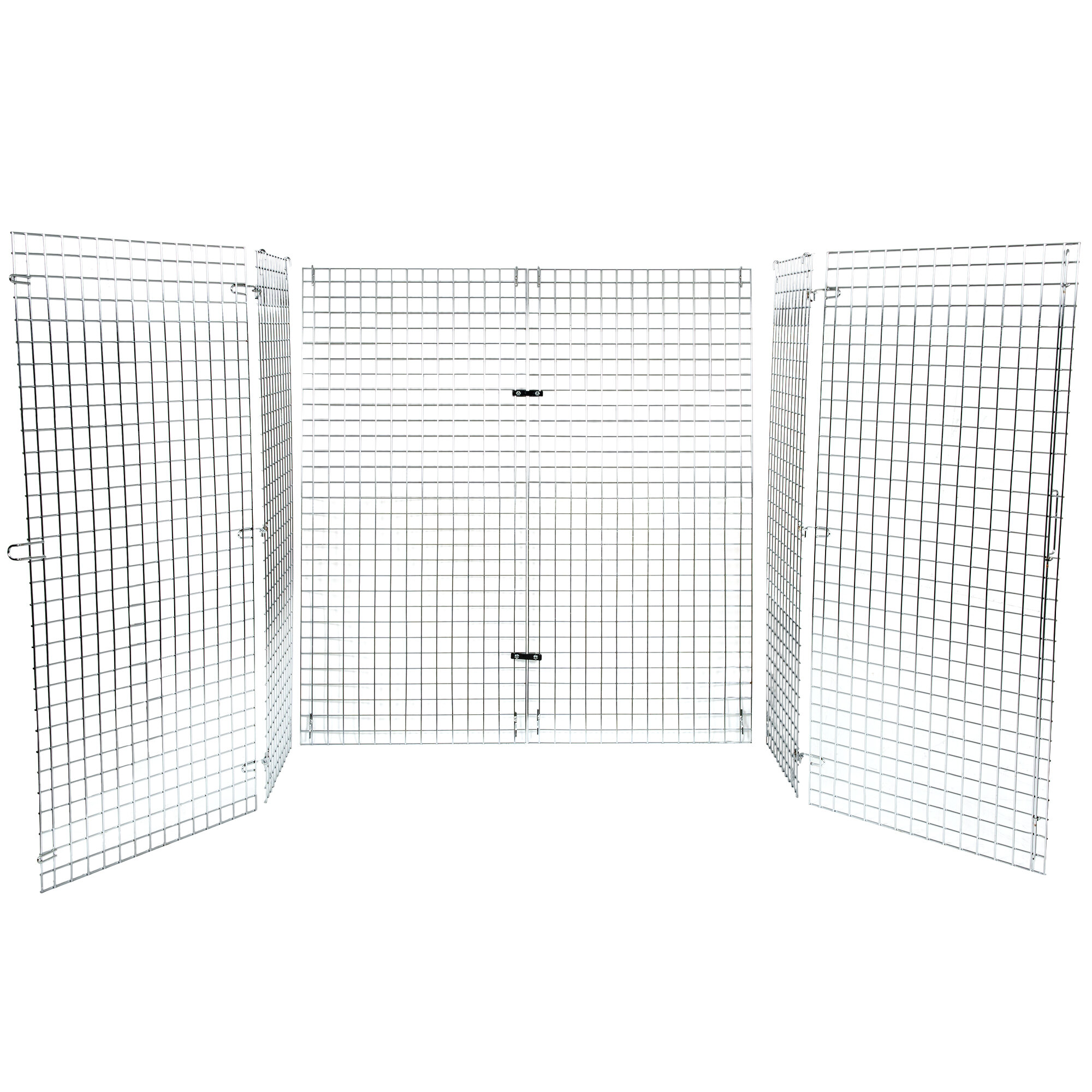 Regency NSF Chrome Wire Security Cage - 24" x 60" x 61"