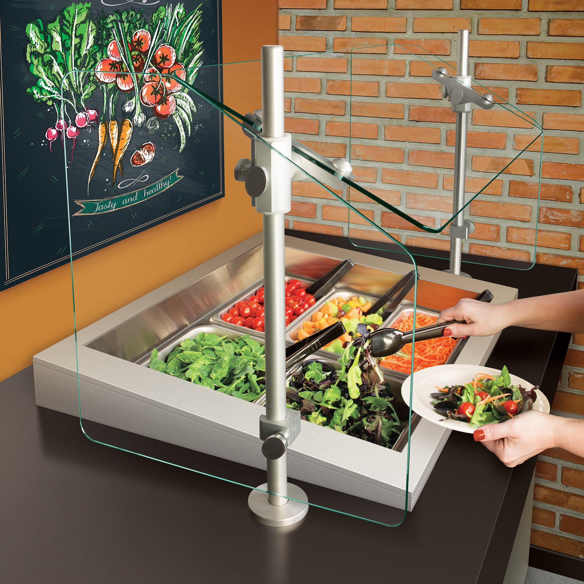 Hatco CWBX-2 Two Pan Slanted Refrigerated Drop-In Cold Food Well ...