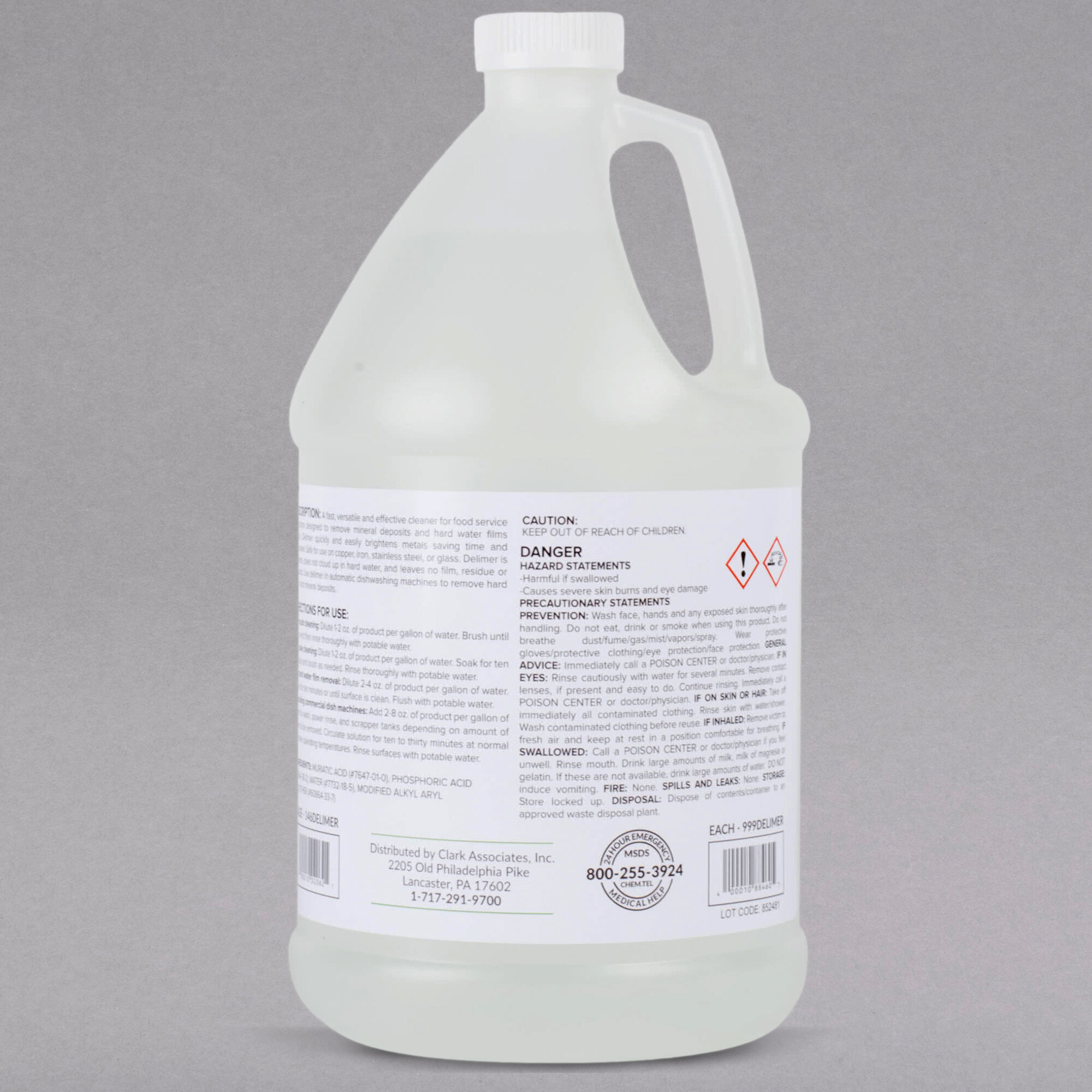 Advantage Chemicals 1 Gallon Delimer / Descaler - 4/Case