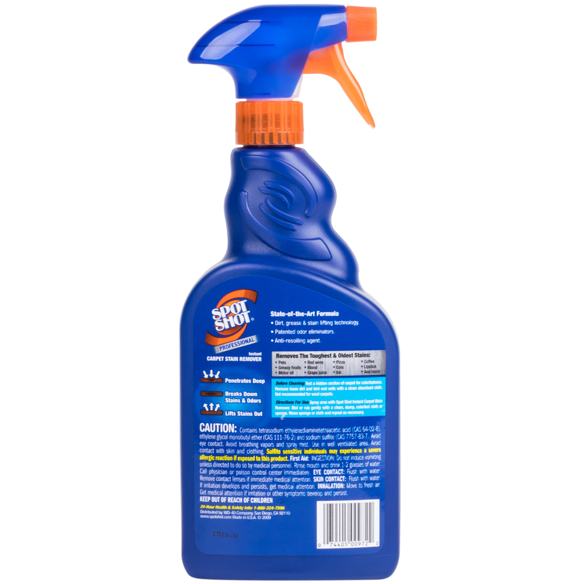 Spot Shot 009729 32 oz. Professional Strength Instant Carpet Stain ...